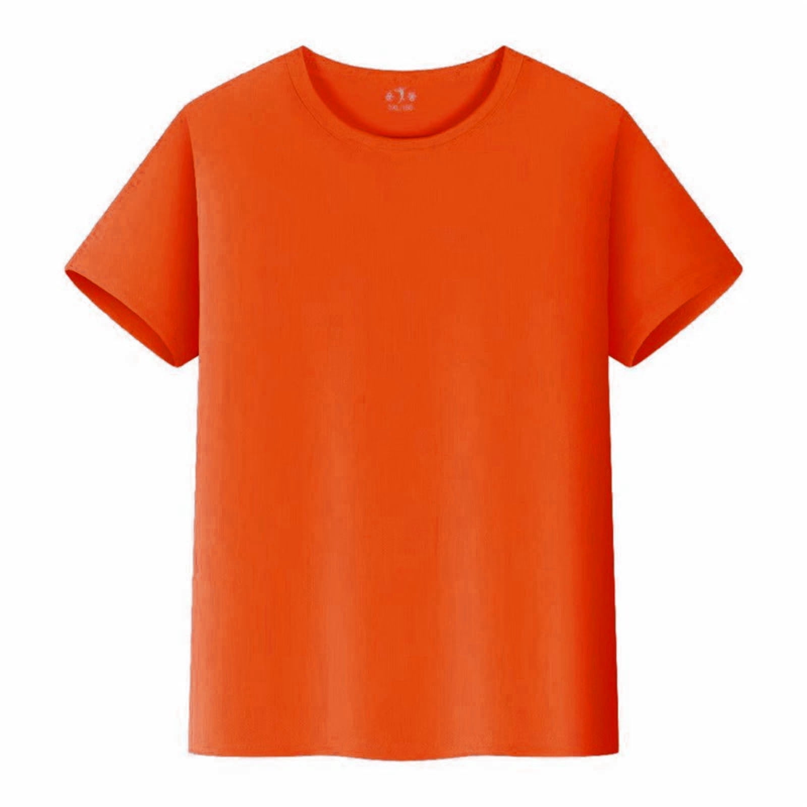 Shirts for Girls Short Sleeve Crewneck Basic Tees Orange T Shirts Girls Athletic Shirts for ...