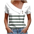 Shirts for Women,T Shirts for Women Trendy V Neck Asymmetrical Hem Top ...