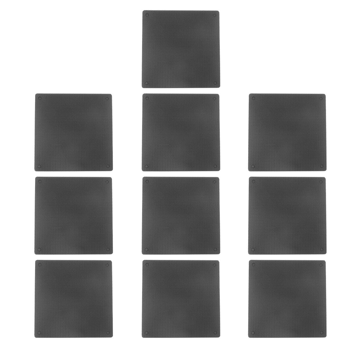 Shis 10pcs Computer Fan Filter Mesh for Home PC (14x14cm) Black ...