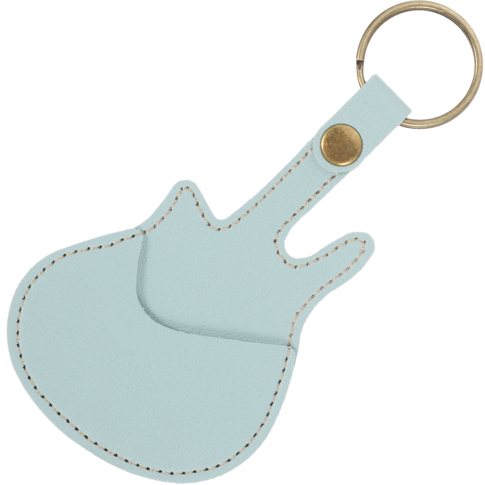Shis Leather Guitar Pick Holder Bag with Chain - Walmart.com