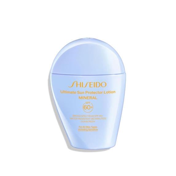 Shiseido Sun Protector Lotion, SPF 60+ Mineral, Water-Resistant, 50mL ...