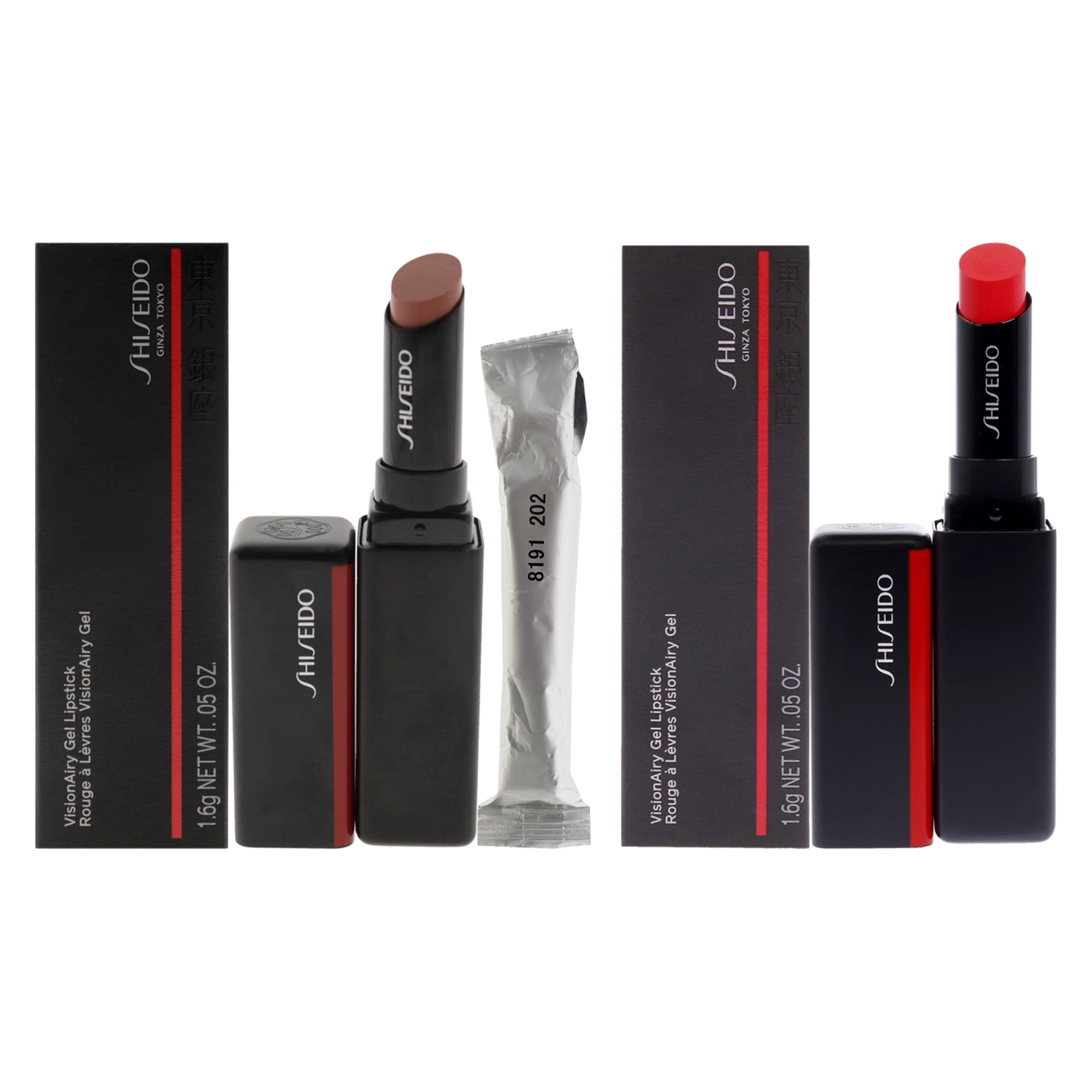 Shiseido VisionAiry Gel Lipstick 2 Pc Kit - 2 x 0.05 oz Lipstick 202 ...