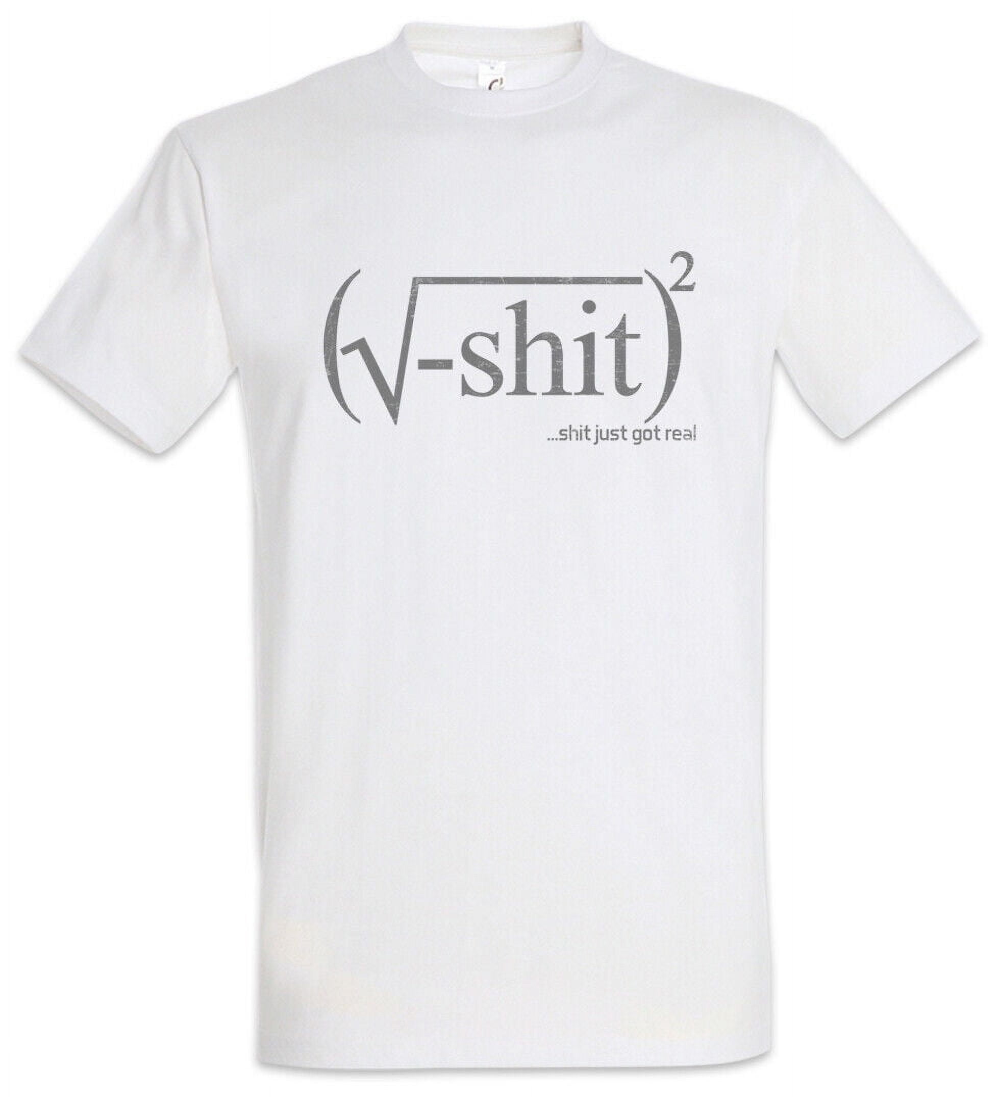 Shit Just Got Real T-Shirt Mathe Mathematiker Lehrer Professor Fun Geek ...