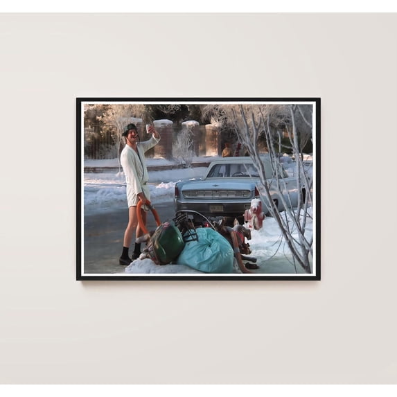 Shitters Full Christmas Vacation Poster, Funny Chevy Chase Print ...