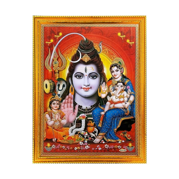 Shiv-Religious God Photo Frame for Home & Pooja Room Decor - Walmart.com