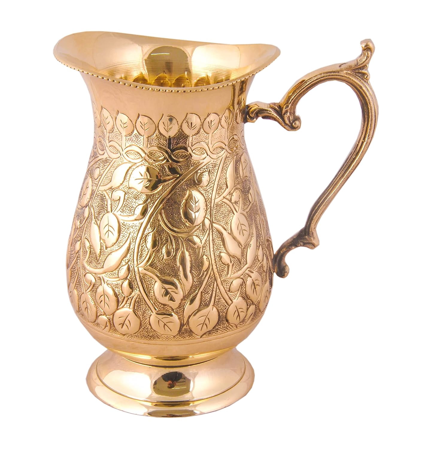 Shiv Shakti Arts Brass Jug Mughal Design for Water Storing and Drinking ...