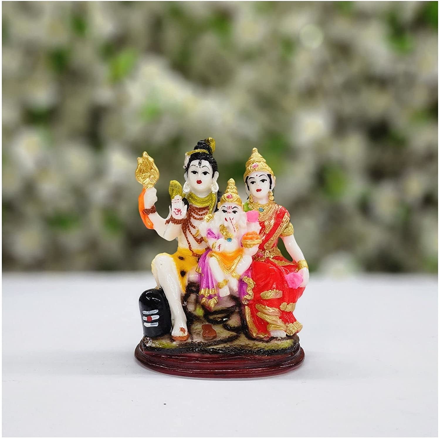Shiva Family Statue in Marble Dust Lord Shiva Family Idol Shiv, Parvati ...