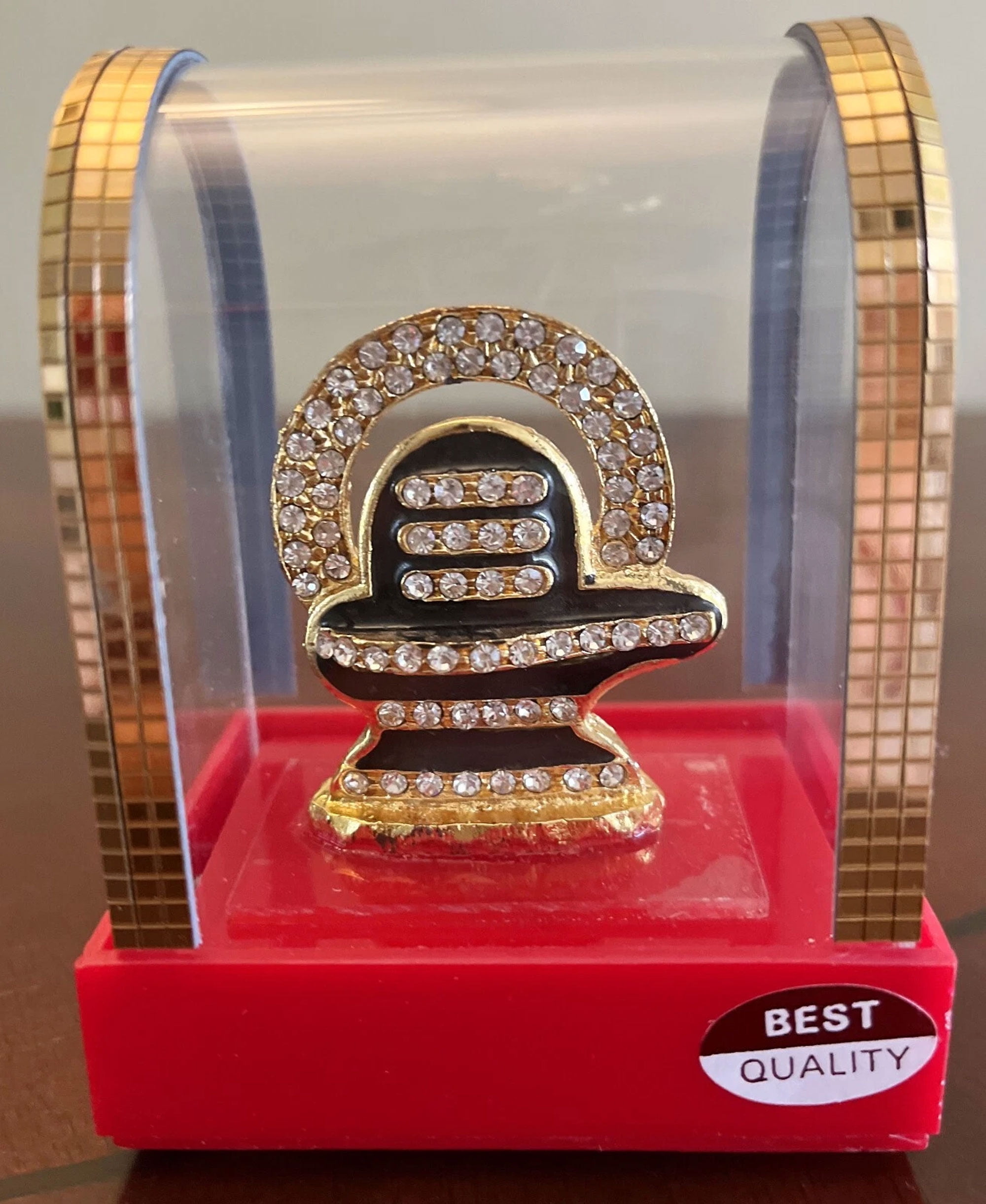 Shiva Lingam / Shivling in Acrylic Box Religious Car Dashboard Idol H-3 ...