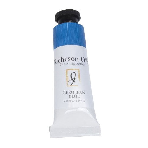 Shiva Signature Artist Oil Color - Cerulean Blue, 1.25 oz Tube ...