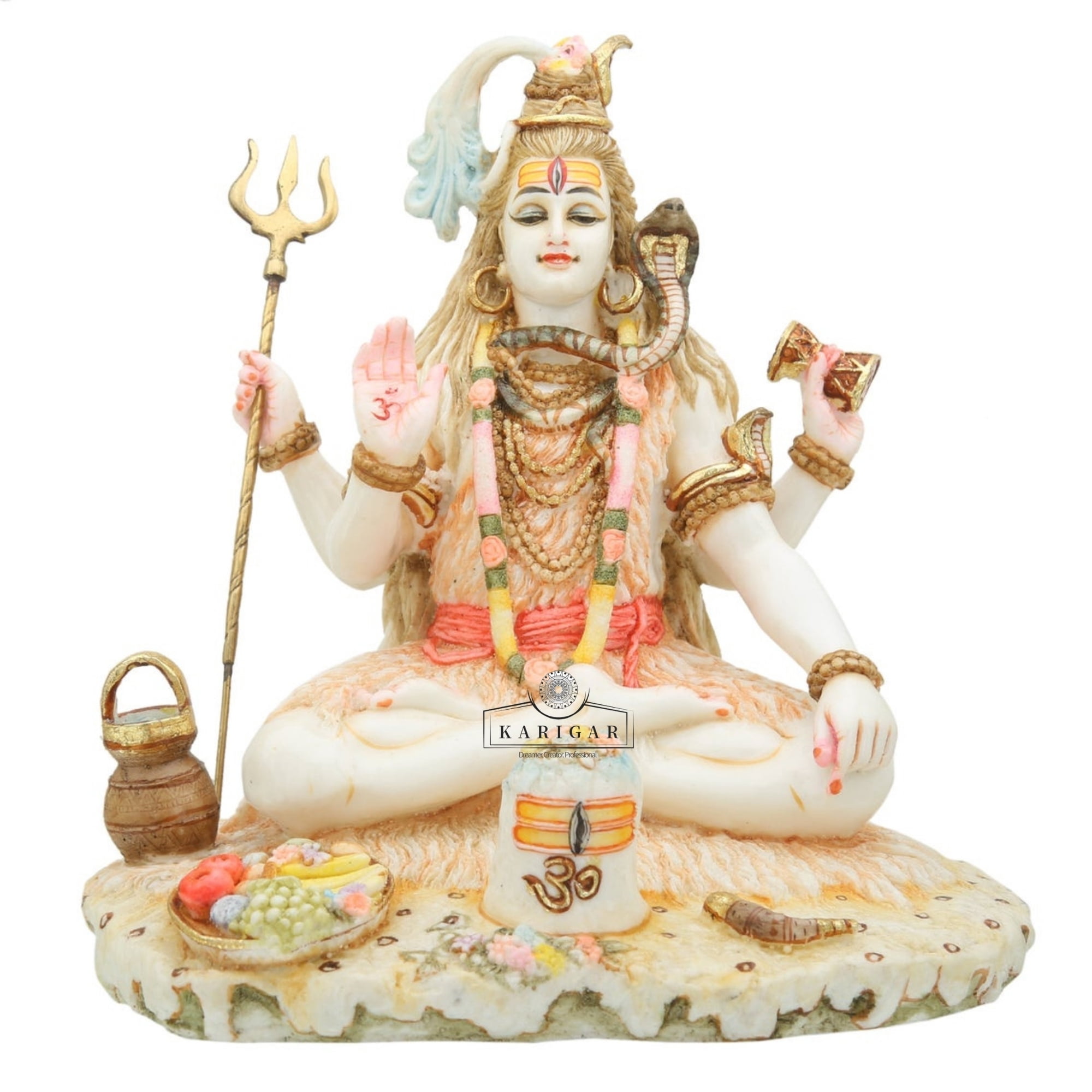 Shiva Statue 9 inches Mahadev Idol Shankar Sculpture Bholenath Hindu ...
