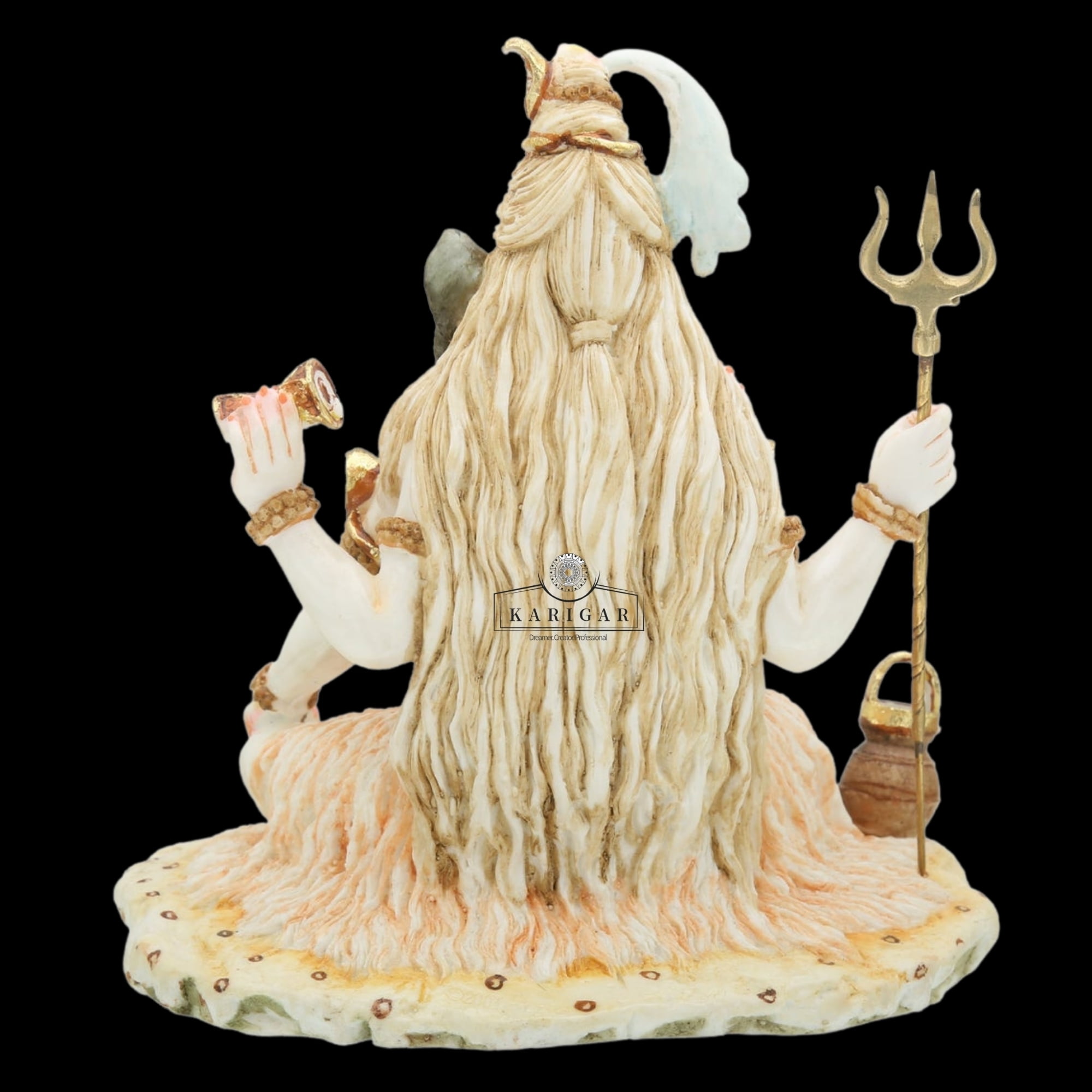 Shiva Statue Murti 9 inches Mahadev Idol Shankar Sculpture Bholenath ...