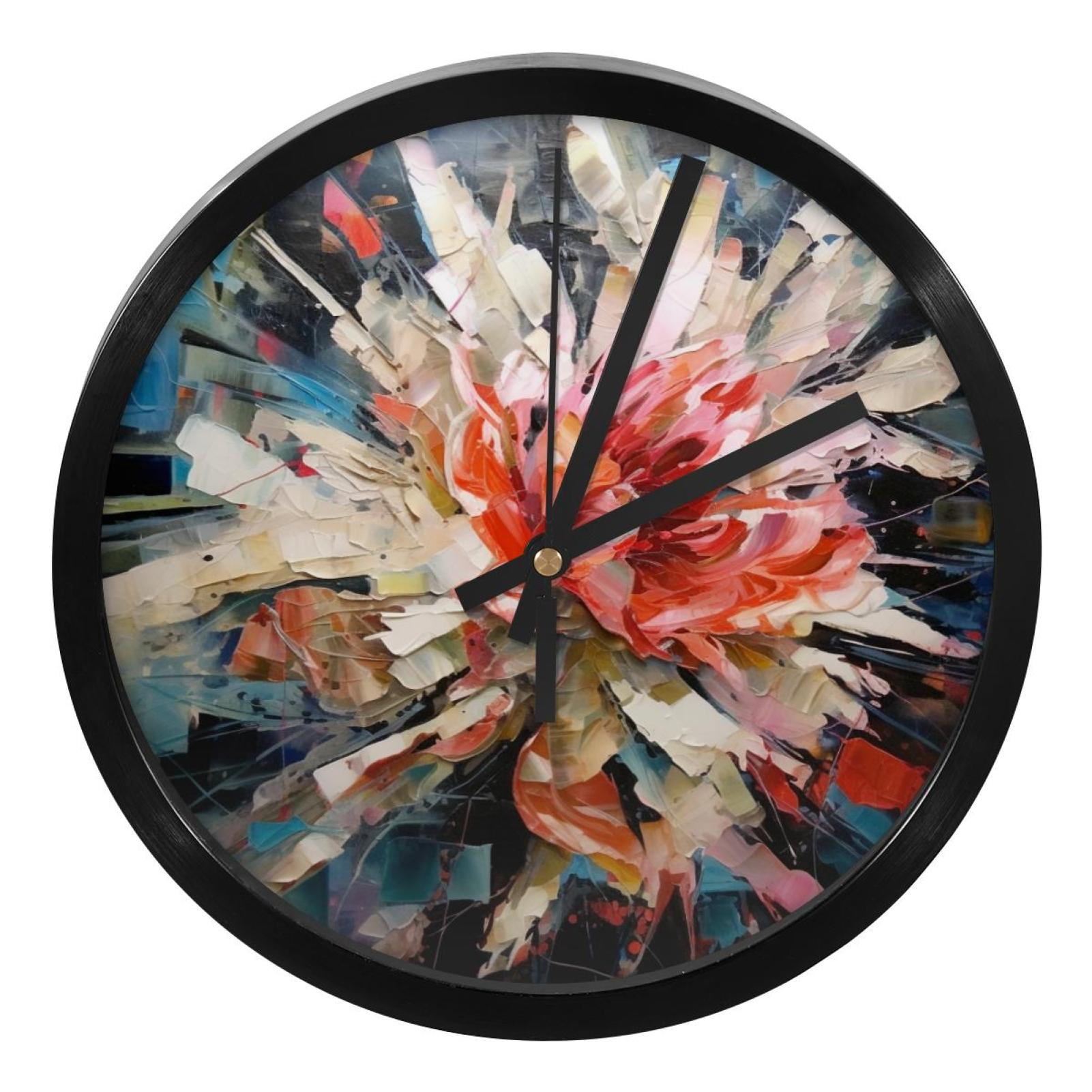 Shivering Elegant Wall Clock for Home Decor - Modern Design, Silent ...