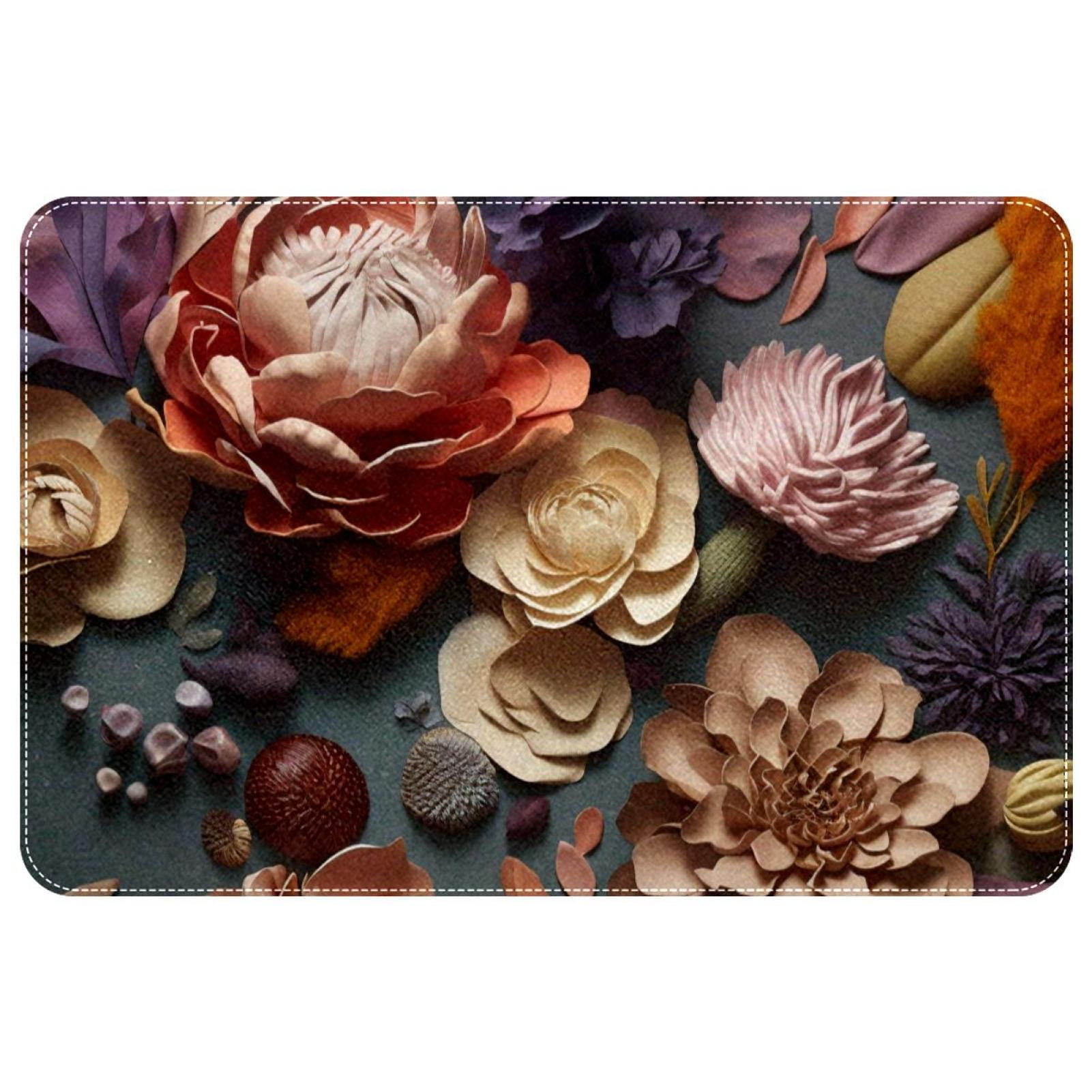 Shivering Right Angle Floor Mat 59x39in/63x47in Polyester Fabric High ...