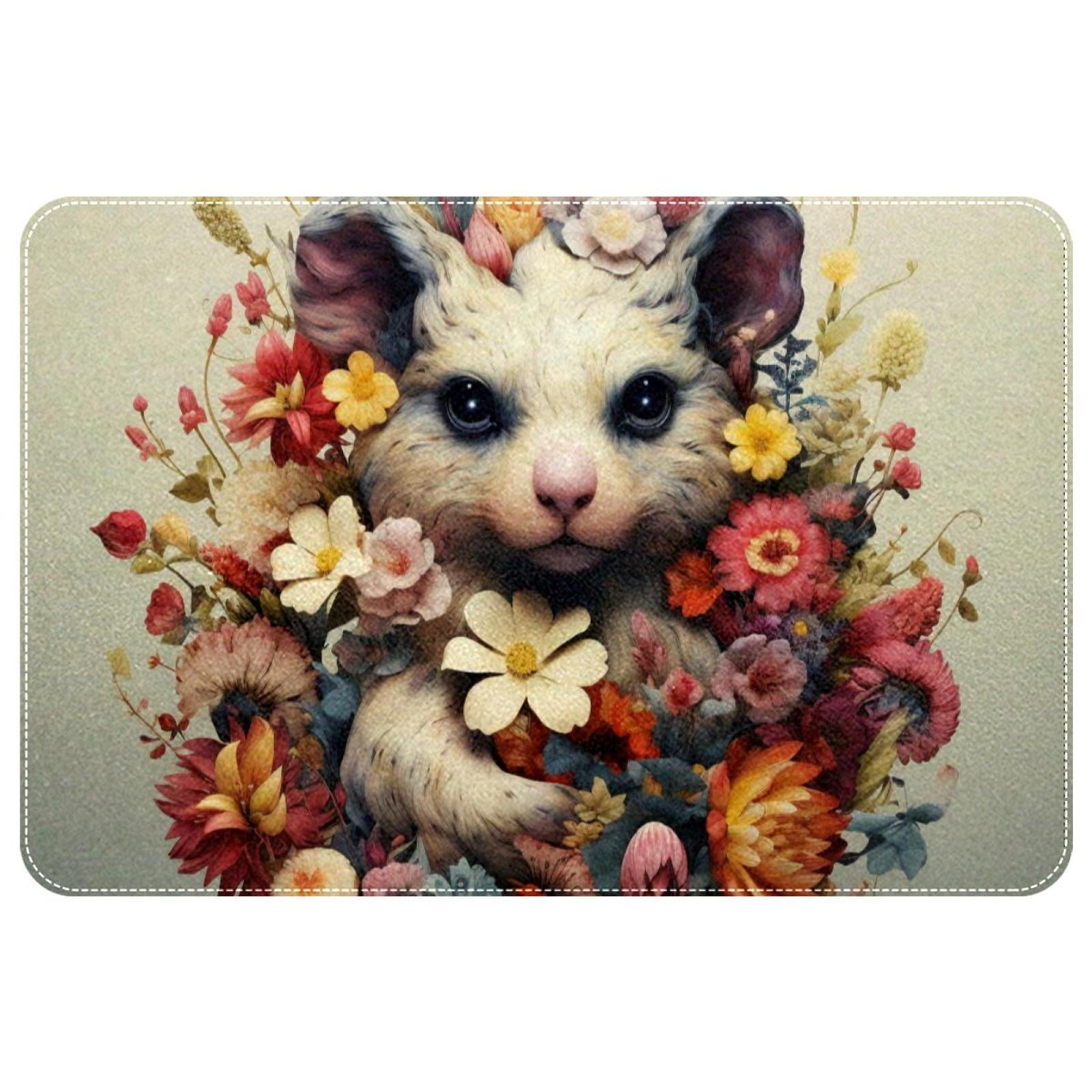 Shivering Right Angle Polyester Fabric Floor Mat for Mother's Day Decor ...