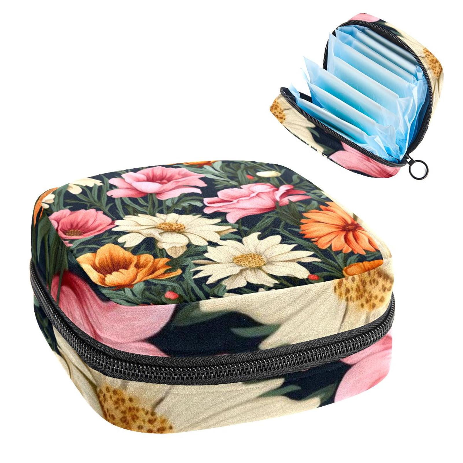 Shivering Sanitary Napkin Pouch Period Bag Cosmetic Travel Pouch Small ...