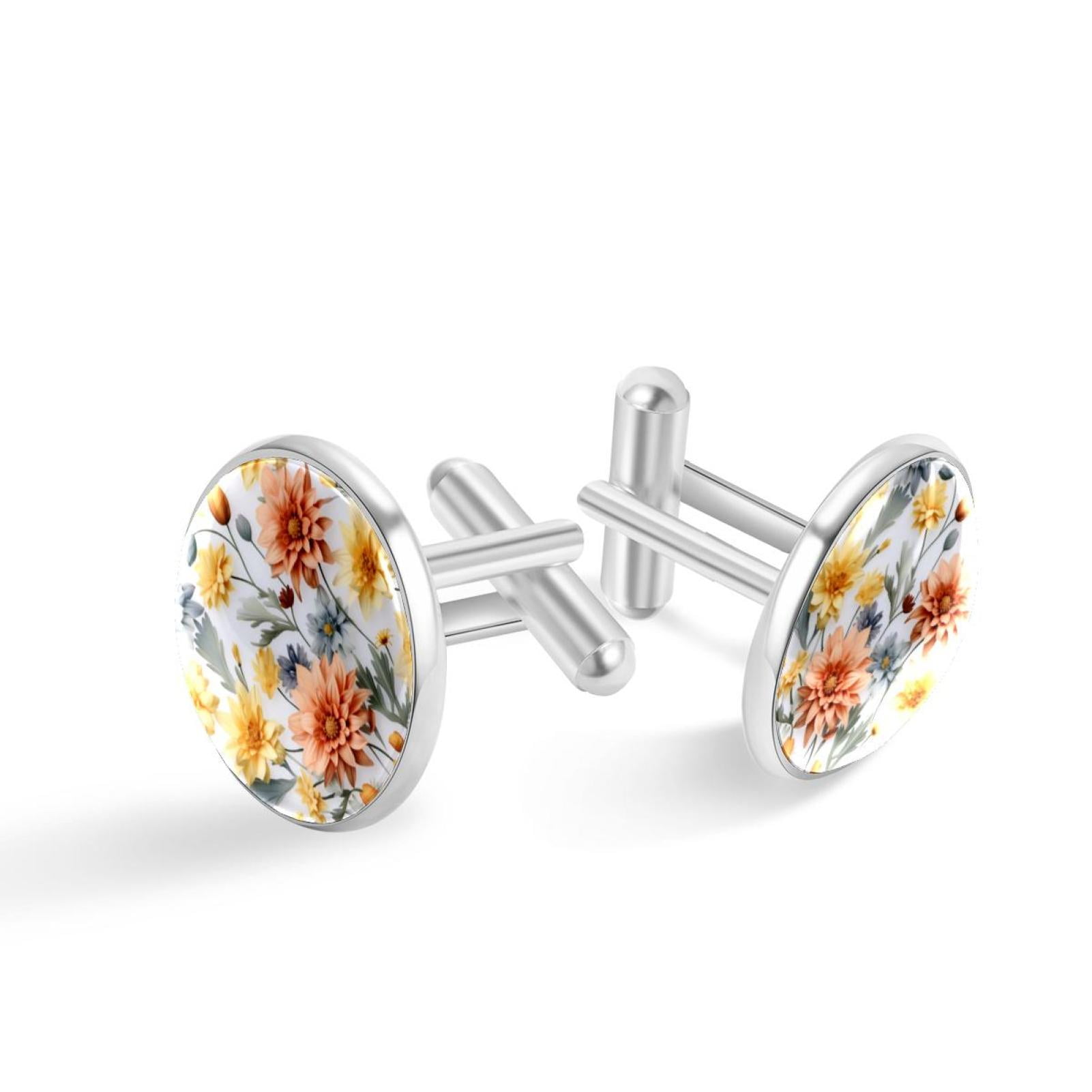 Shivering Stylish Stainless Steel Cufflinks Set for Dress Shirts - for ...