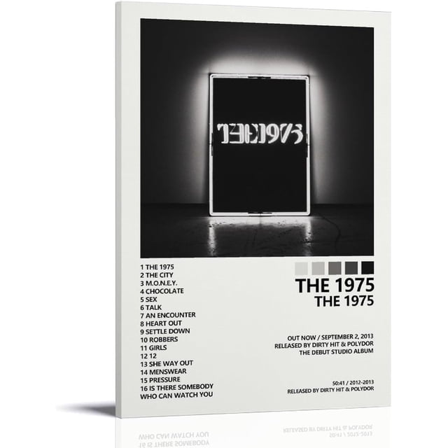Shiwa The 1975 Album Cover Poster Rock Band Posters for Bedroom Canvas ...