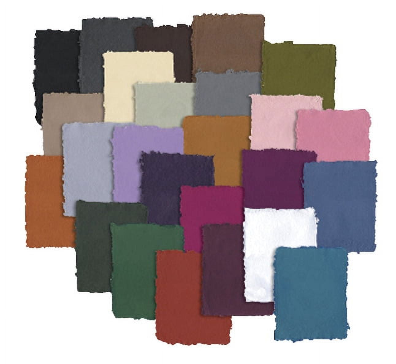 Shizen Design Handmade Pastel Paper, 8-1/2 x 11 Inches, Assorted Colors ...