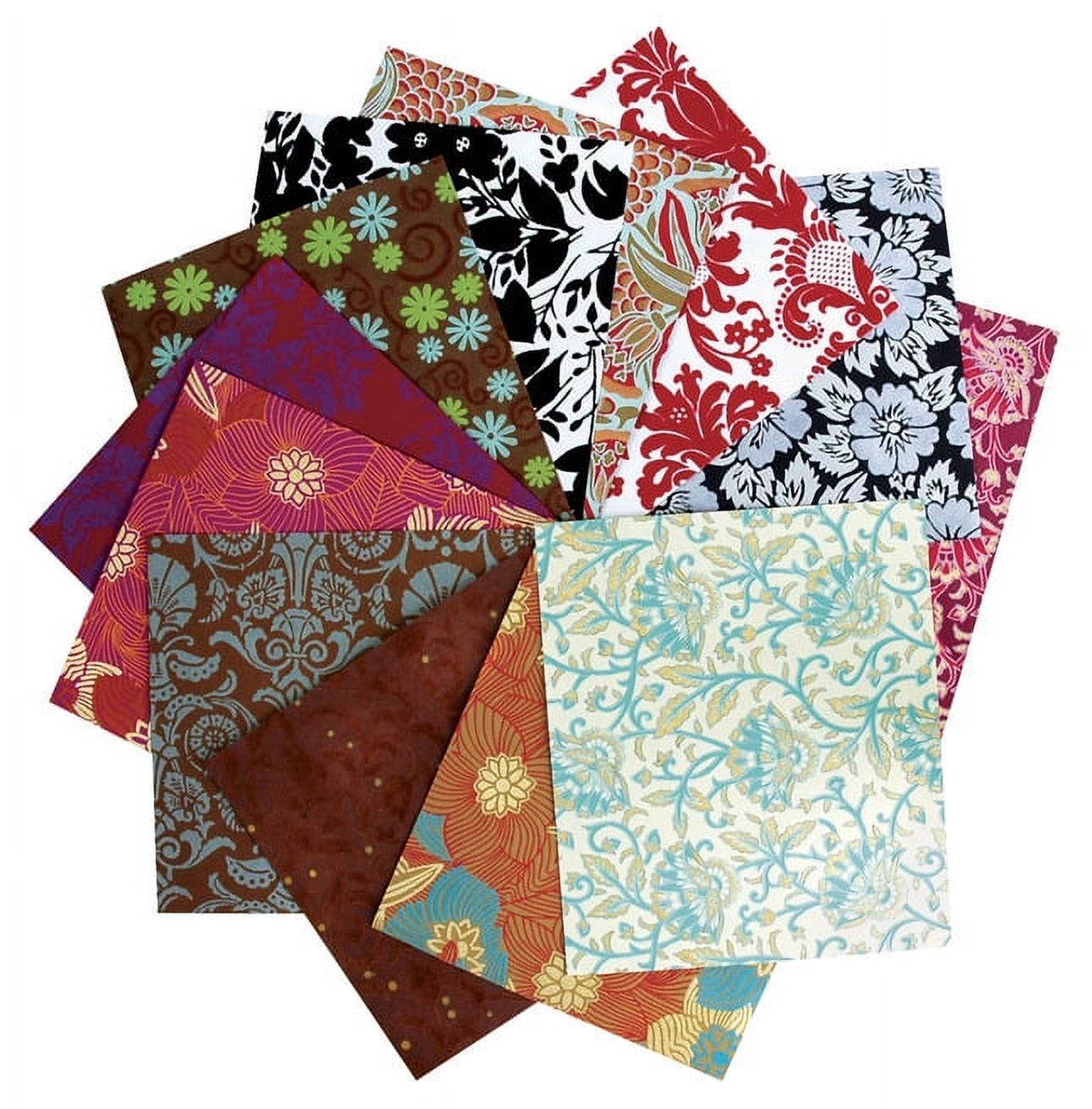 Shizen Design Indian Screen Printed and Velvet Paper Assortment, 11 x ...