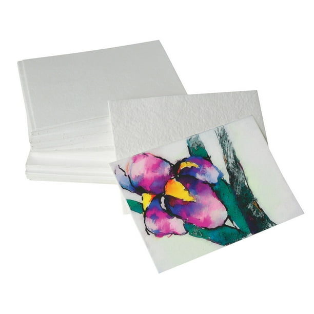 Shizen Design Rough Surface Watercolor Paper, 5 x 7 Inches, White, 100 ...