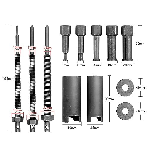 Shkalacar Motorcycle Bearing Pullers Remover 9-23mm Motorcycle Inner ...