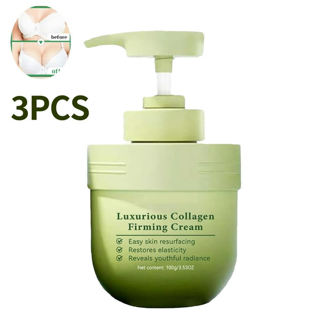 Shkhoas 3pcs Luxurious Collagen Firming Cream Collagen Firming Cream 100ml 2025 Upgrade Tighten ...