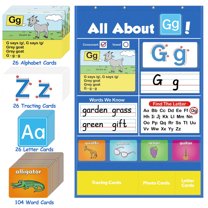 Learning Resources Rainbow Pocket Chart, 33-1/2 L x 42 H Inches ...