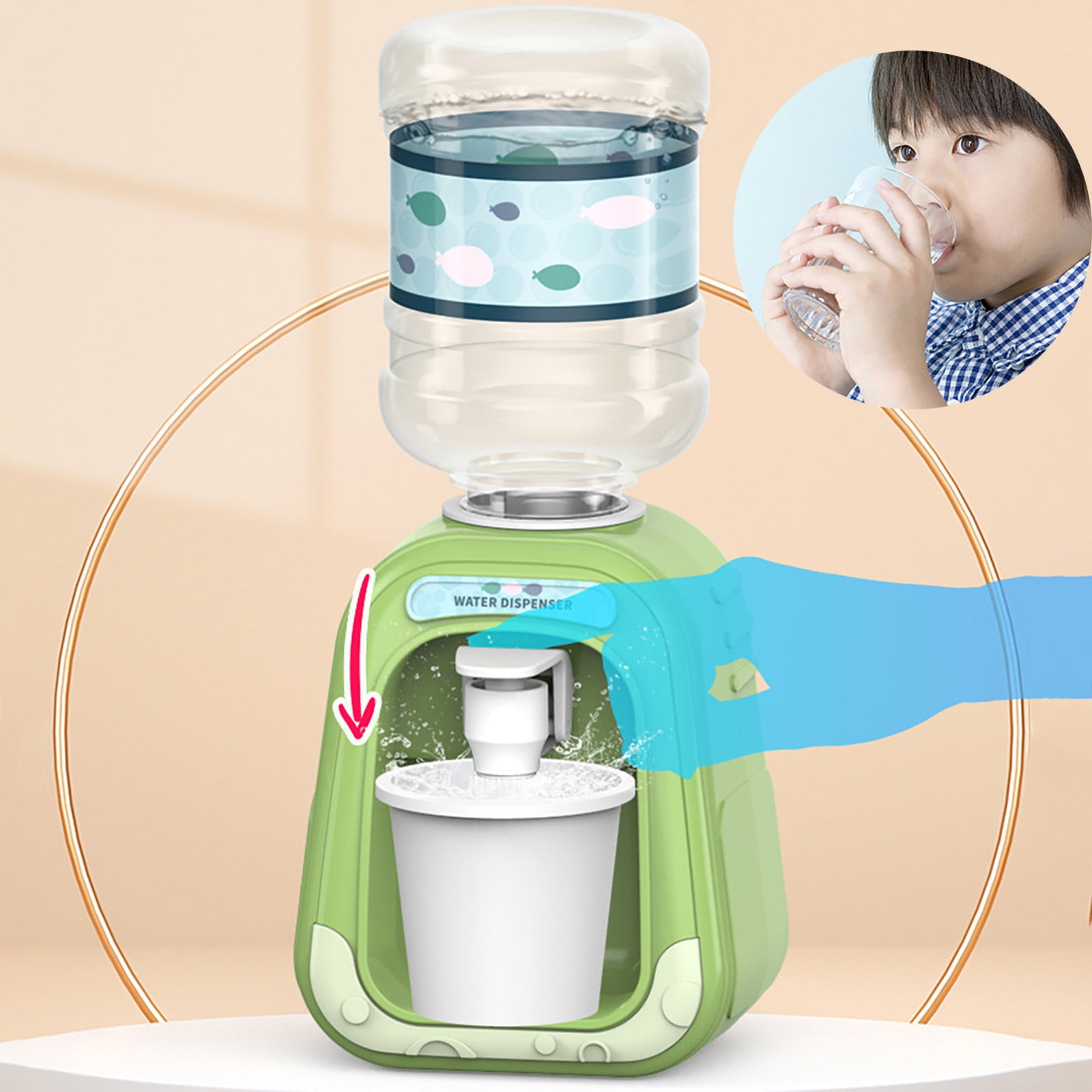 Shkhoas Children Water Dispenser Toys Mini Fun Water Dispenser ...