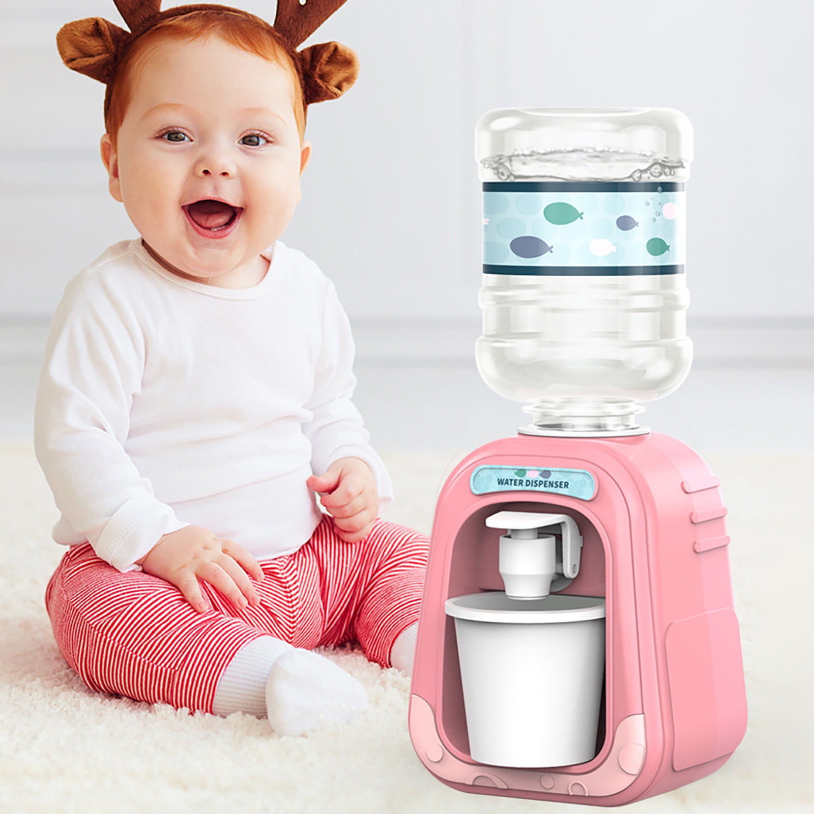 Shkhoas Children Water Dispenser Toys Mini Fun Water Dispenser ...