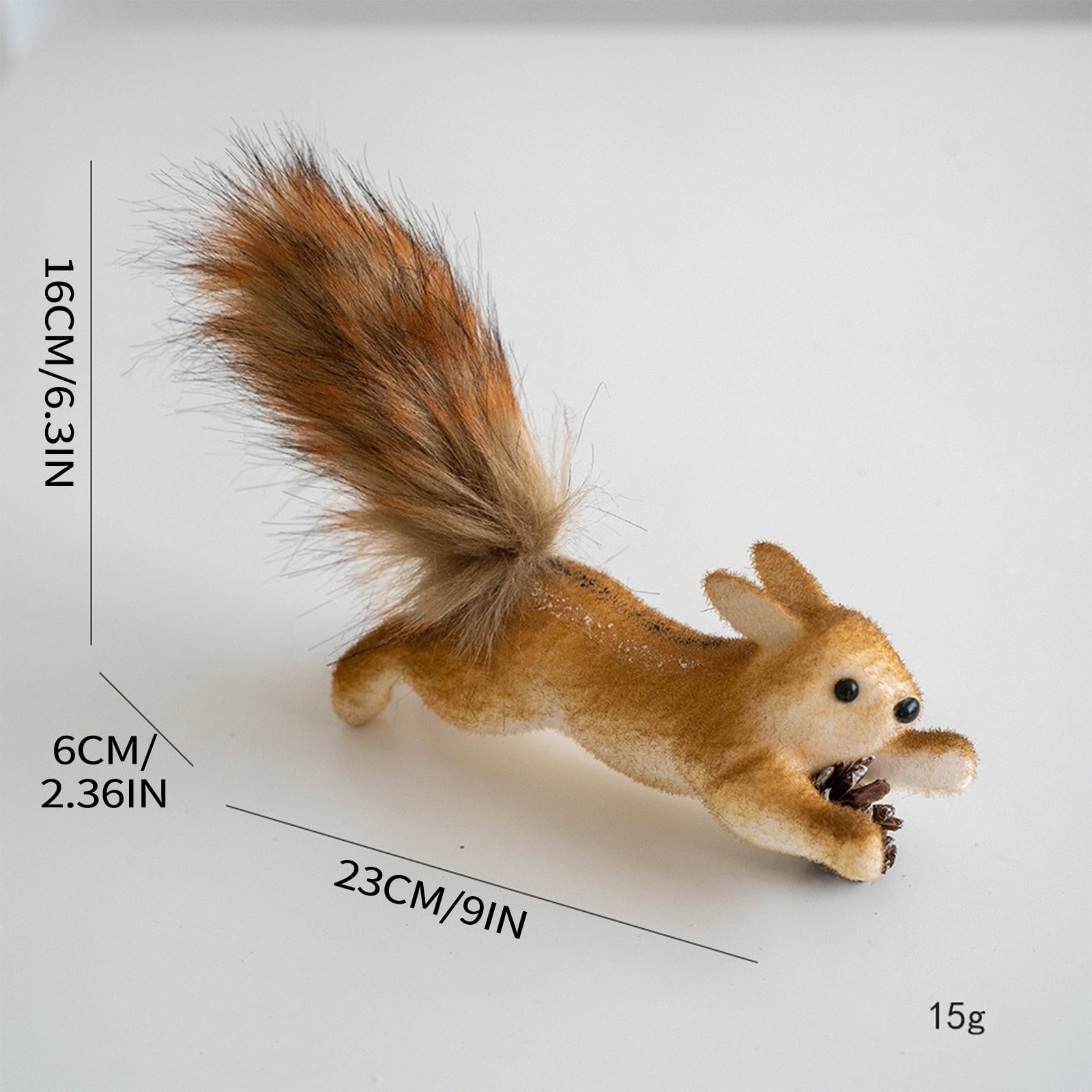 Shkhoas Christmas Tree Decoration Nature Vibe Sisal Squirrel Ornament ...