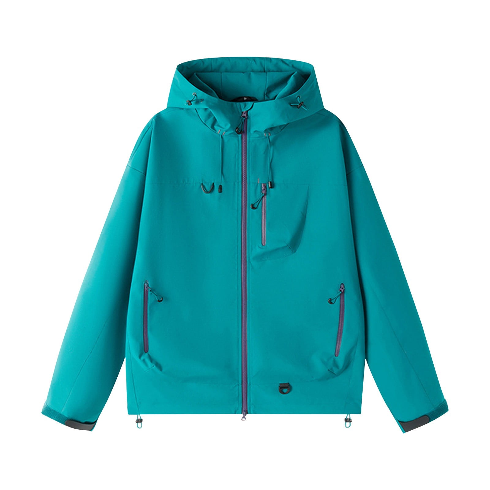 Shkhoas Men's Lightweight Waterproof Rain Jacket Windbreaker ...