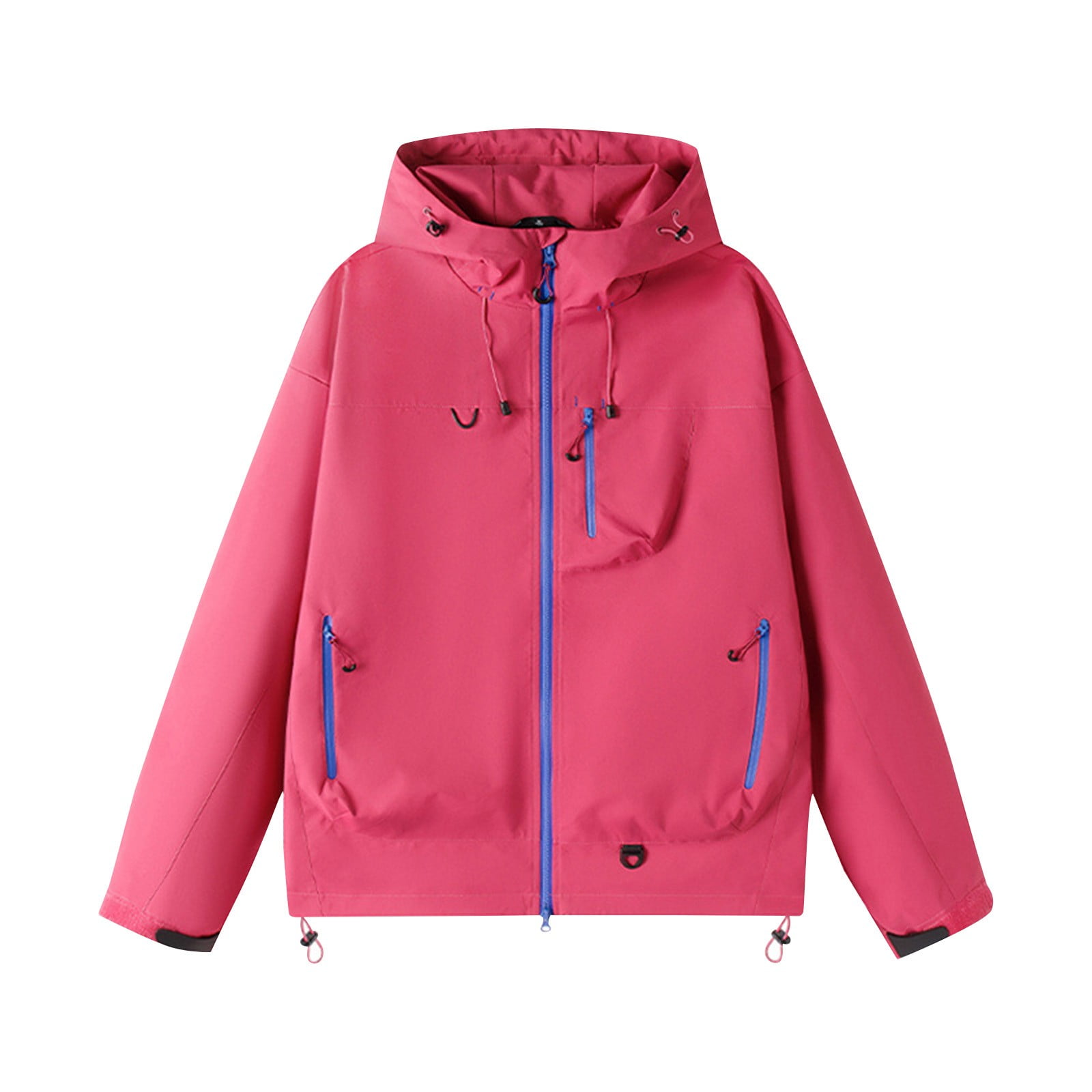 Shkhoas Waterproof Rain Jacket for Unisex Windbreaker Lightweight ...