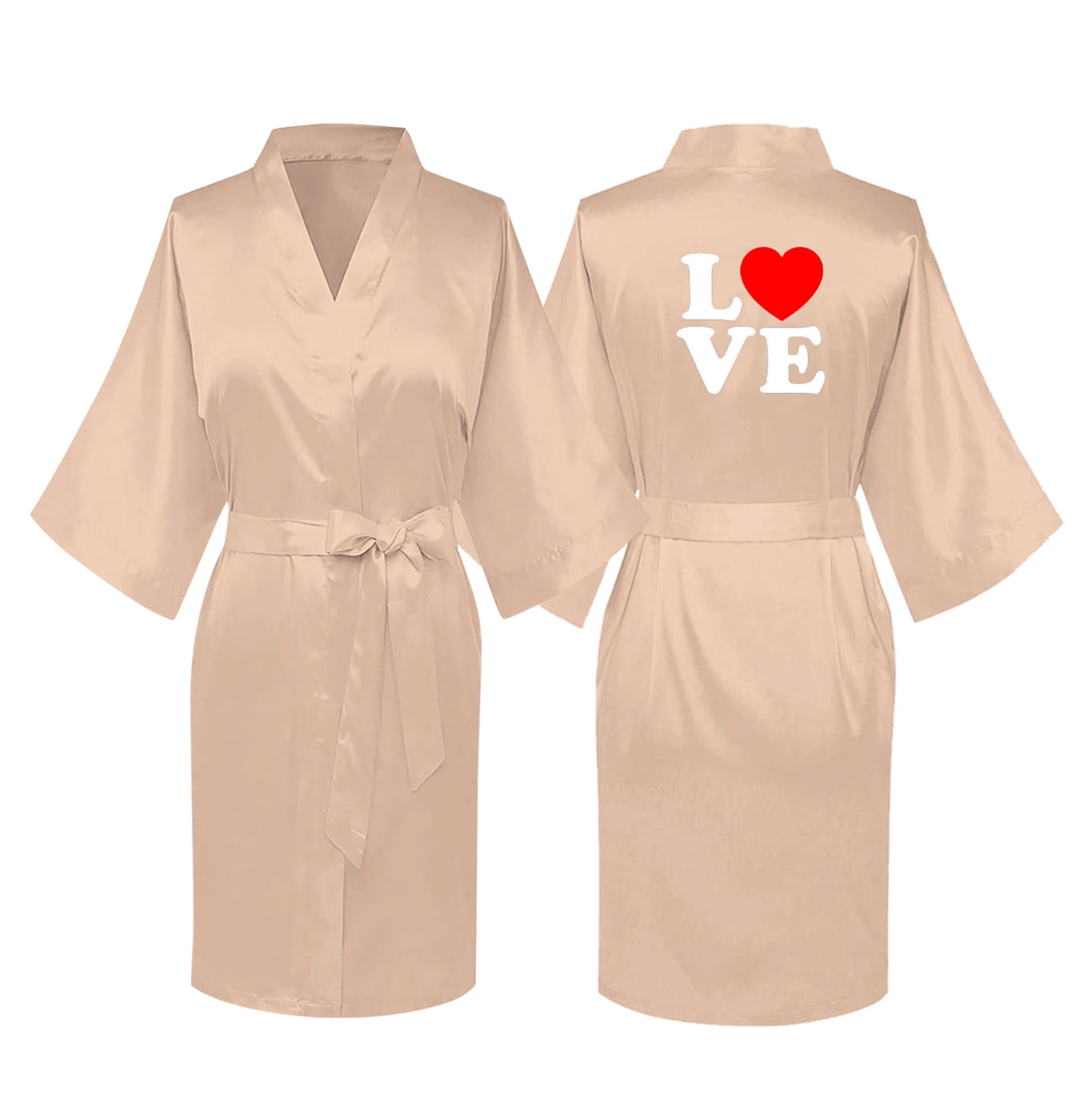 Shldybc Couples Silk Robe Sets Hotel Spa Robes Bride and Groom Robe ...