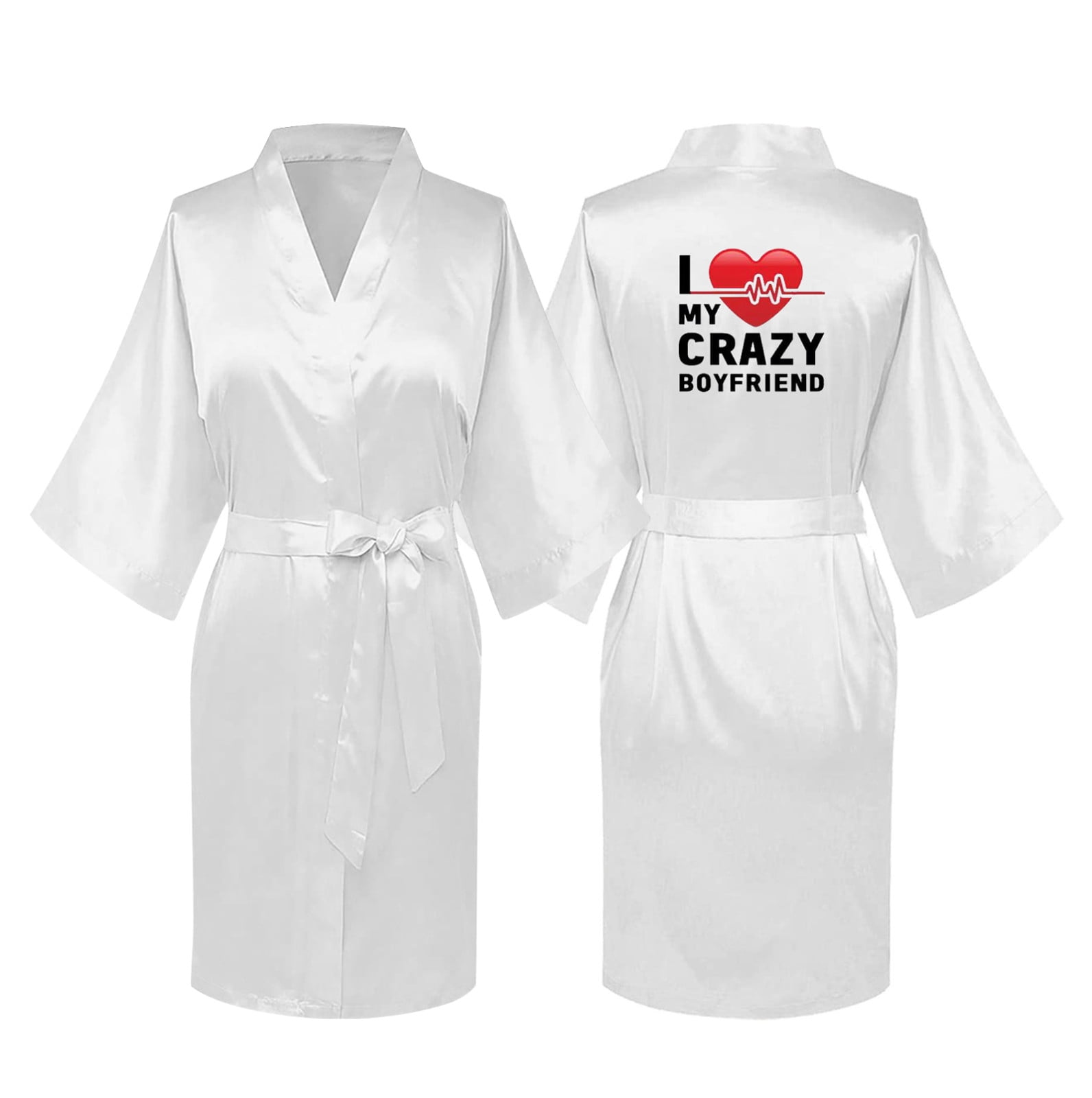 Shldybc Couples Silk Robe Sets Hotel Spa Robes Bride And Groom Robe Bridal Party Robes 1pcs