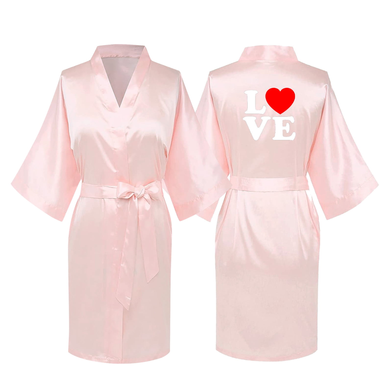 Shldybc Couples Silk Robe Sets Hotel Spa Robes Bride and Groom Robe ...