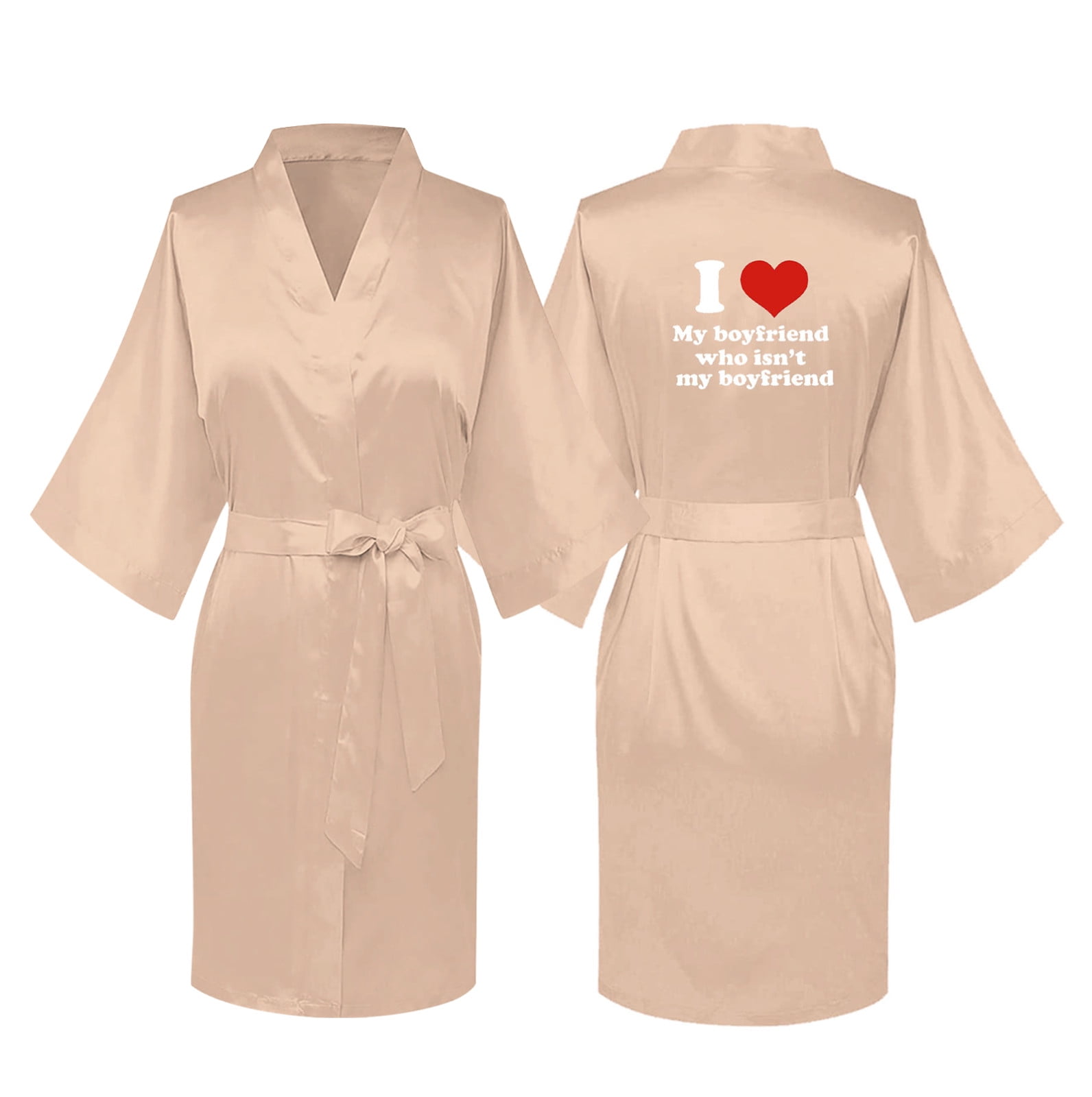 Shldybc Couples Silk Robe Sets Hotel Spa Robes Bride and Groom Robe ...