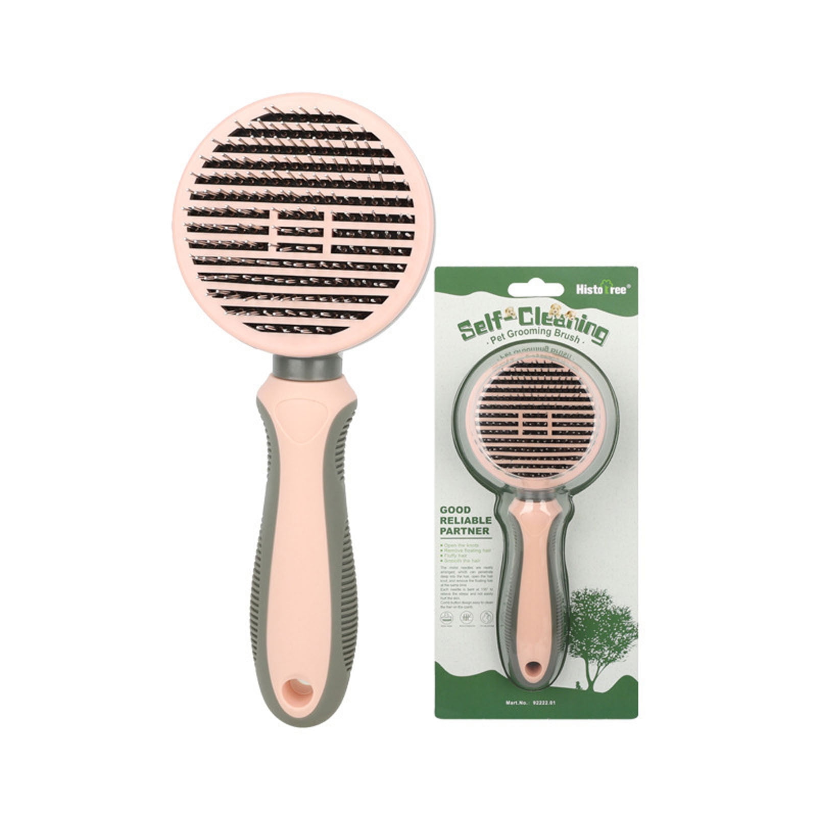 Shldybc Dog Or Cat Brush For Shedding and Grooming Self-Cleaning ...