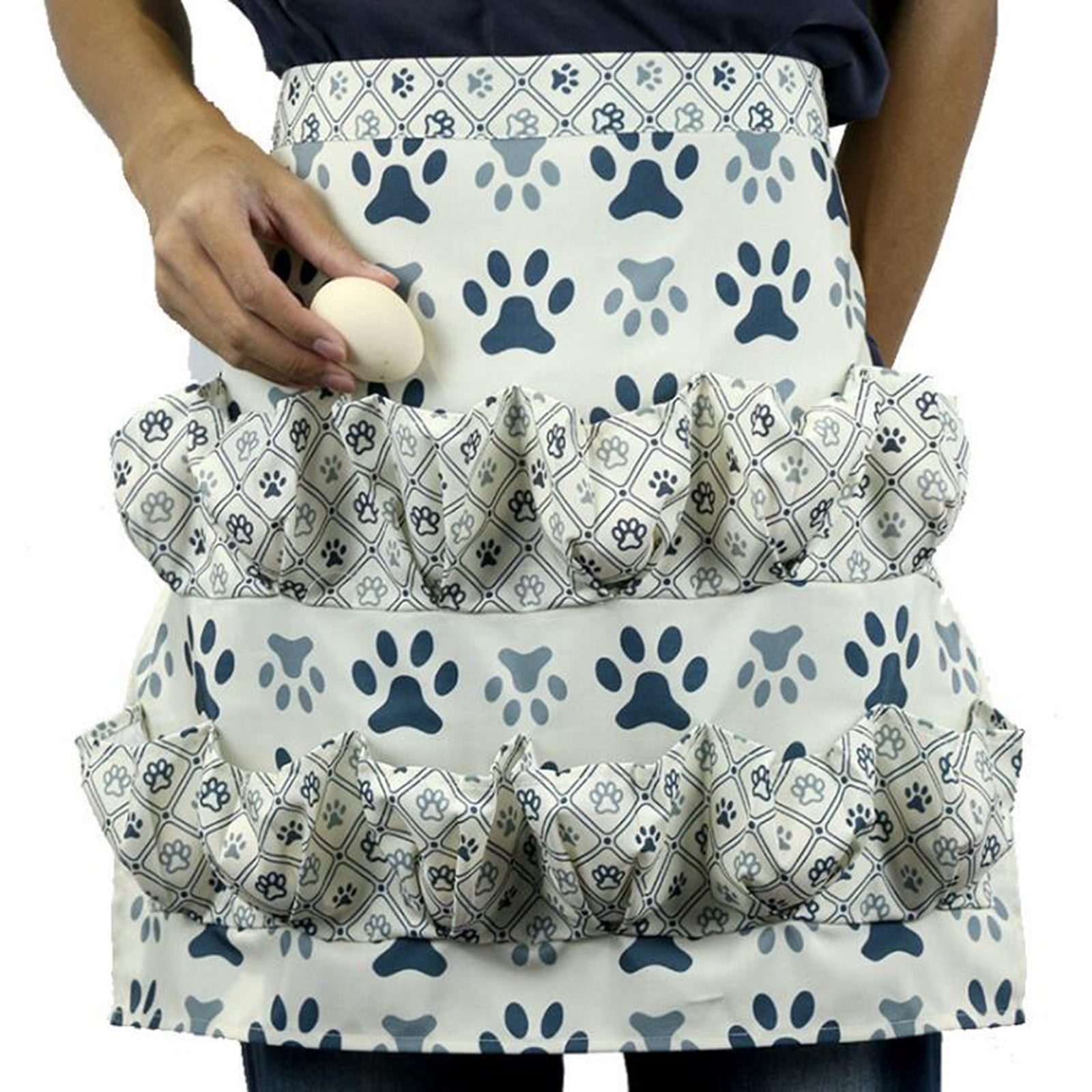 Shldybc Egg Apron for Fresh Eggs,Egg Collecting Apron with Deep Pockets ...