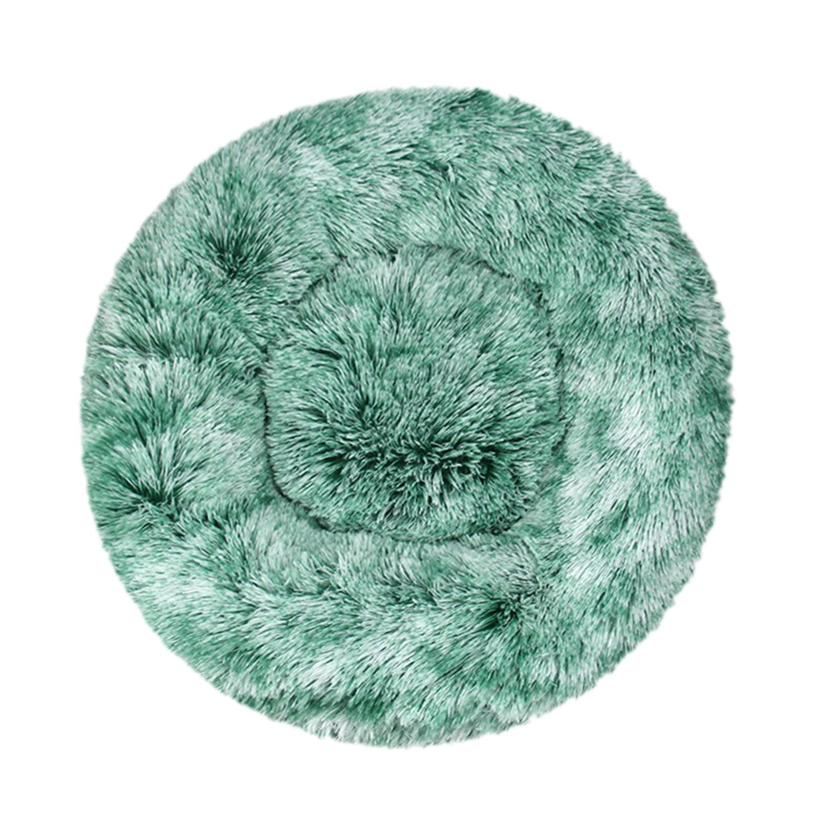 Shldybc Gradient Color Comfortable Plush Kennel Dogs Pet Litter Deep ...