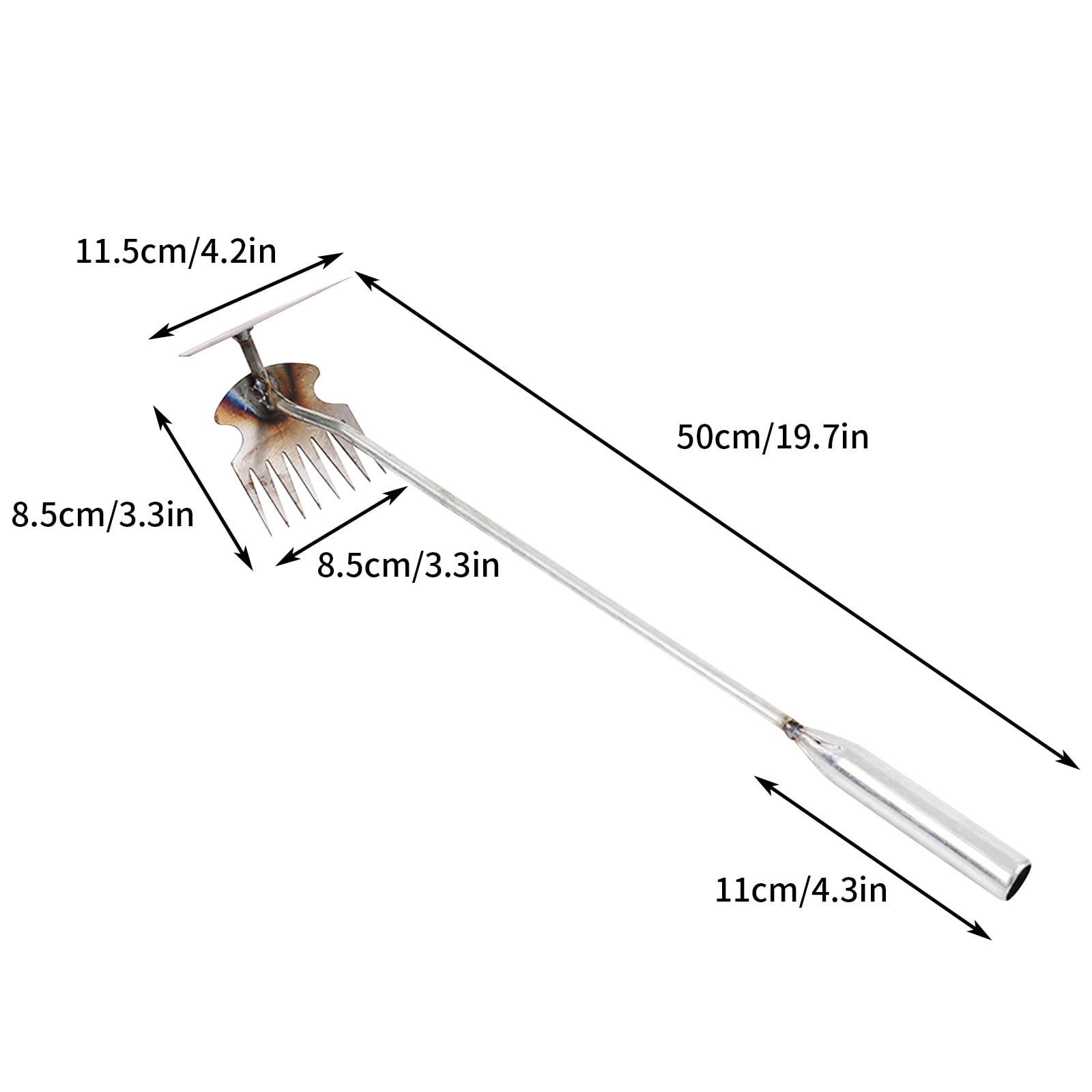 Shldybc Hoe Garden Tool, Grass Puller, Gardening Hand Tool Metal Weeding Tool, Weeding Multi ...