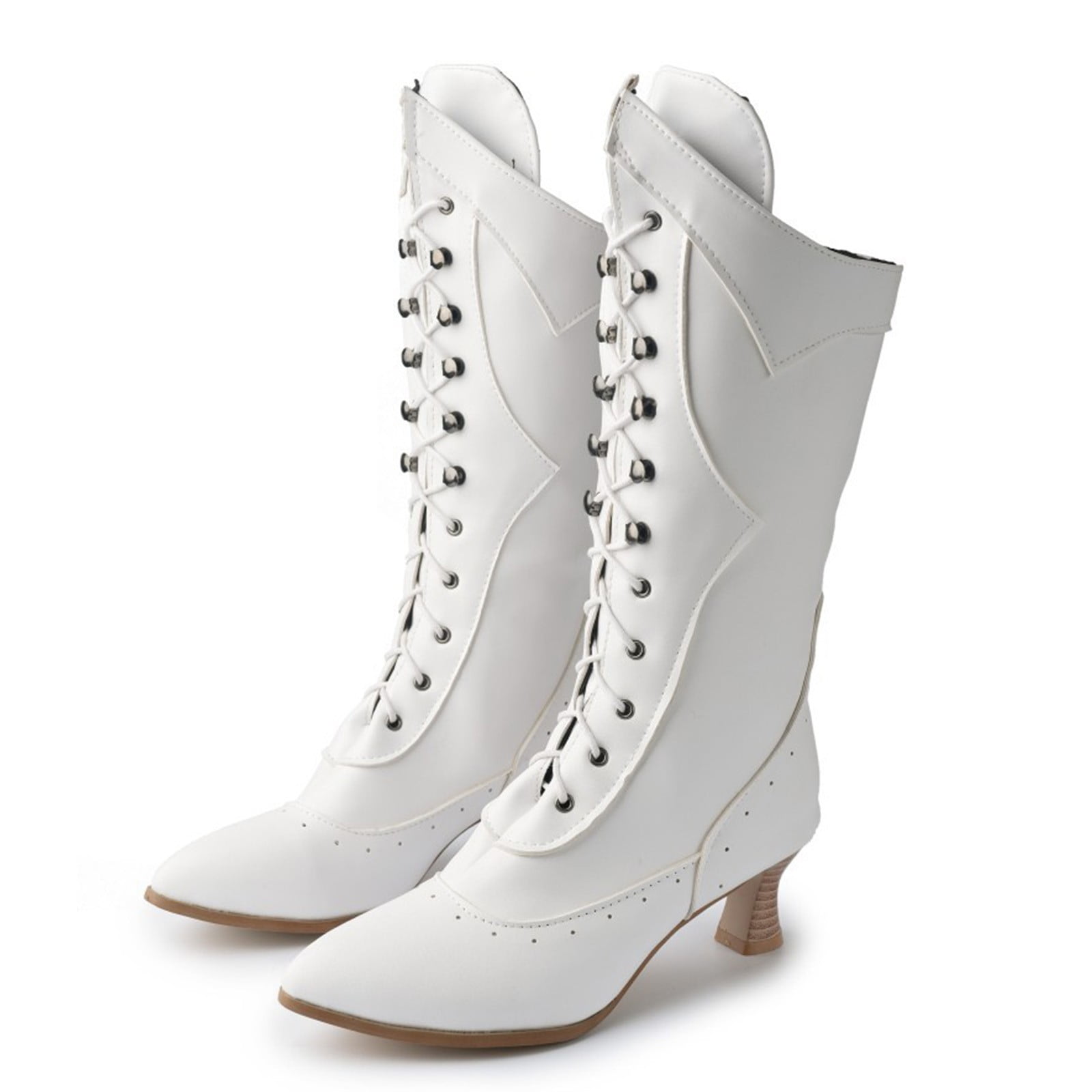 Shldybc Knee High Boots for Women - Wide Calf Knee High Cowgirl Boots ...