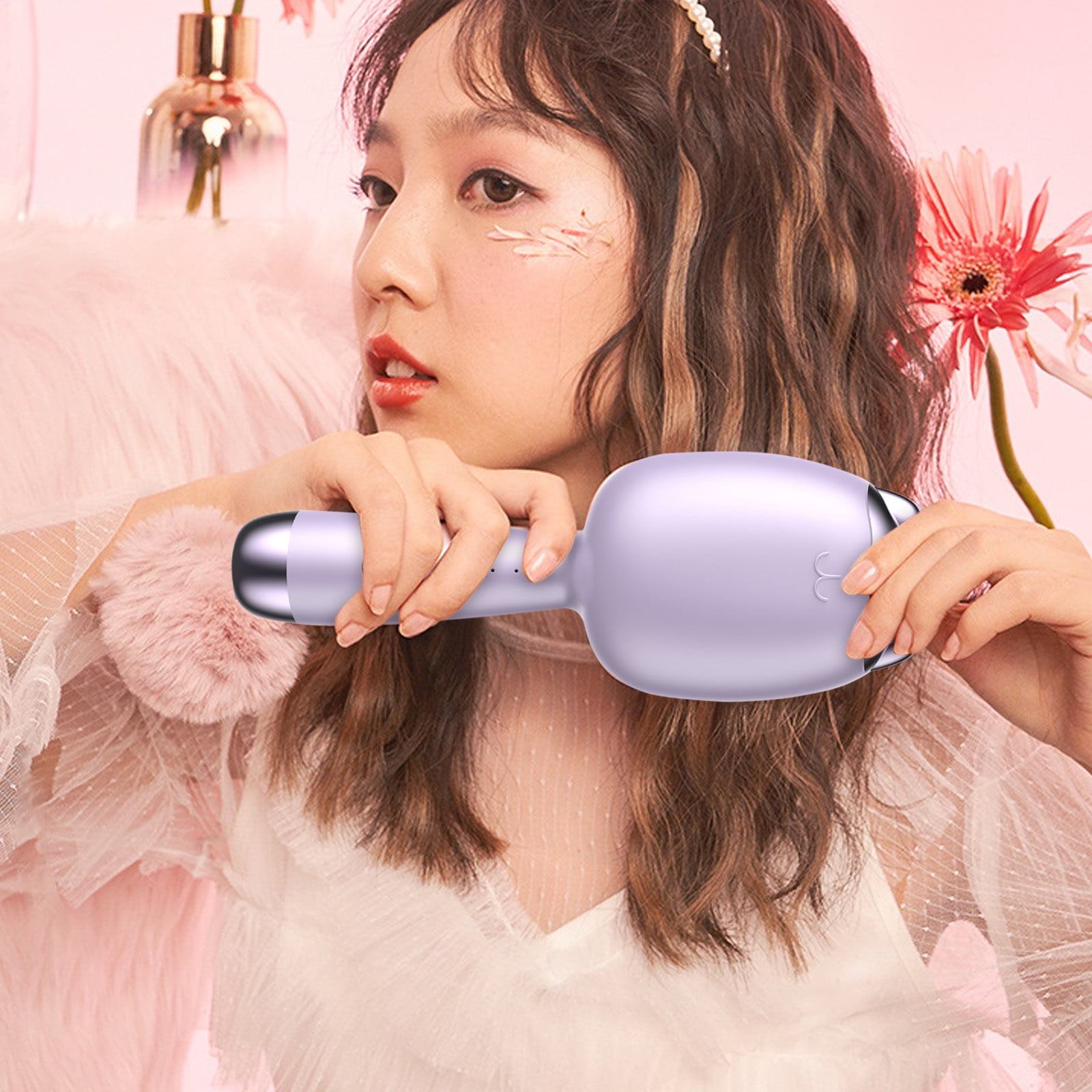 Shldybc Natural Curls, Hair Curler, Curling Wand, Negative Ion Hair ...