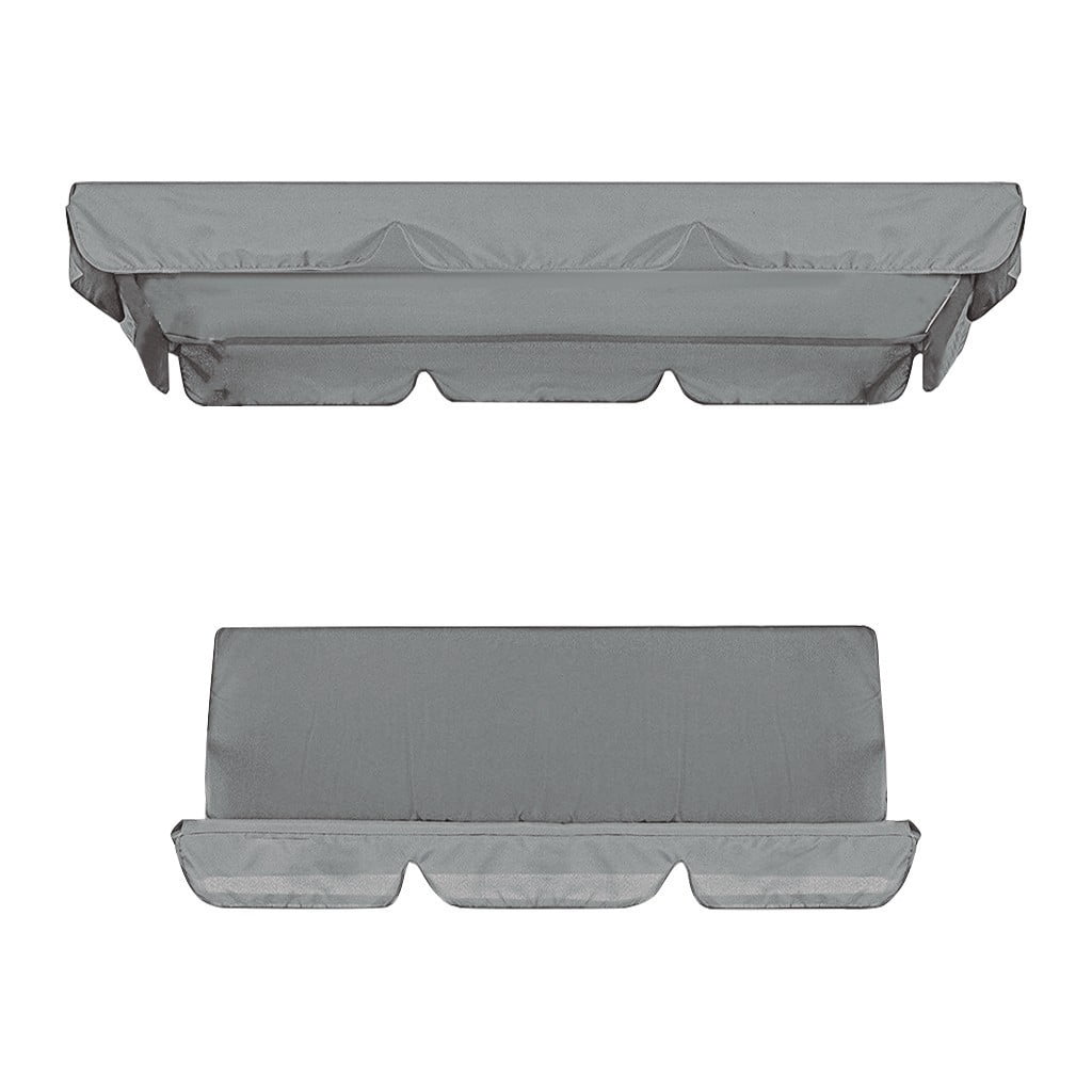 FAMTKT Patio Swing Canopy Cover Set Swing Replacement Er + Swing ...