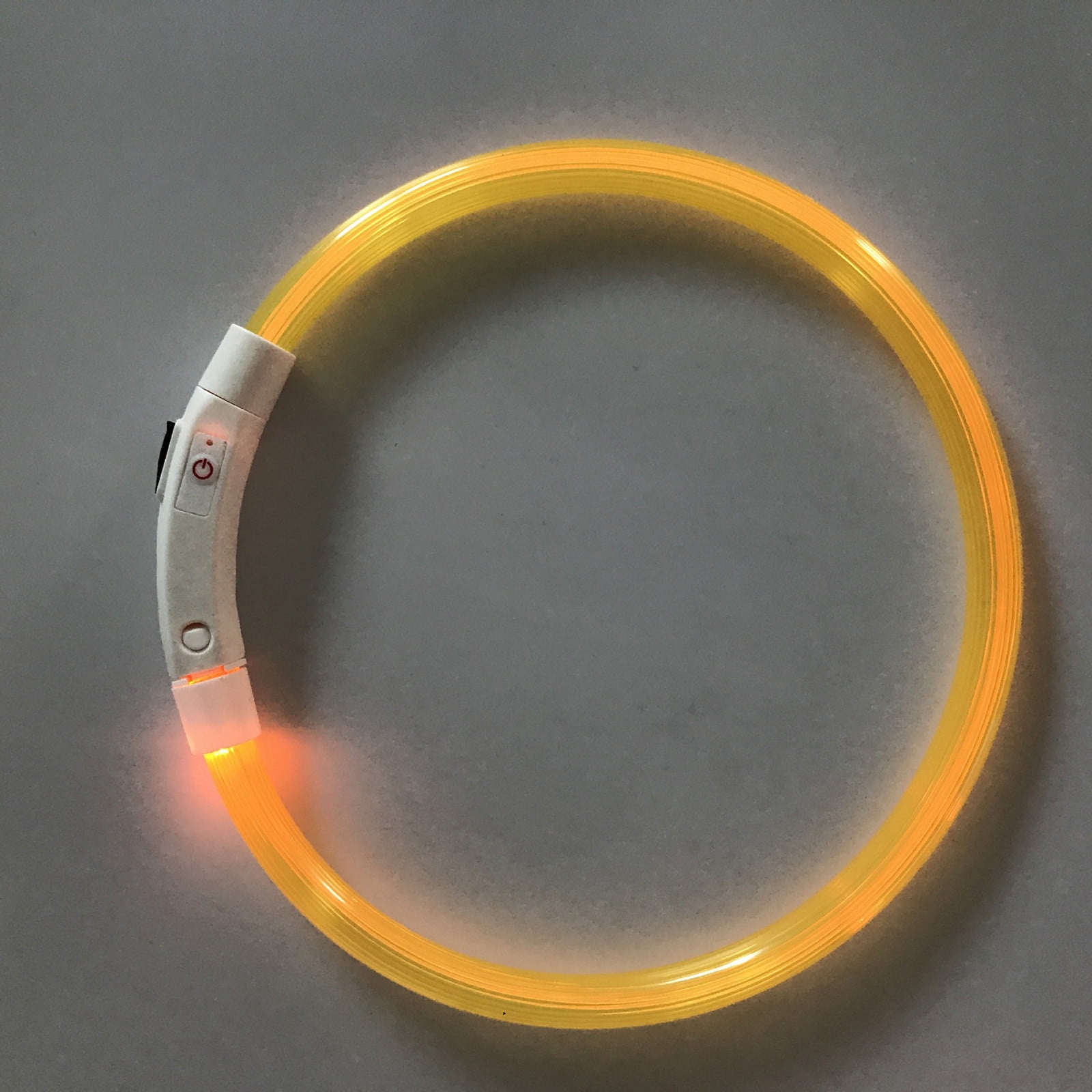 FAMTKT Pet Flashing Collar USB Rechargeable Glowing Necklace Safety ...