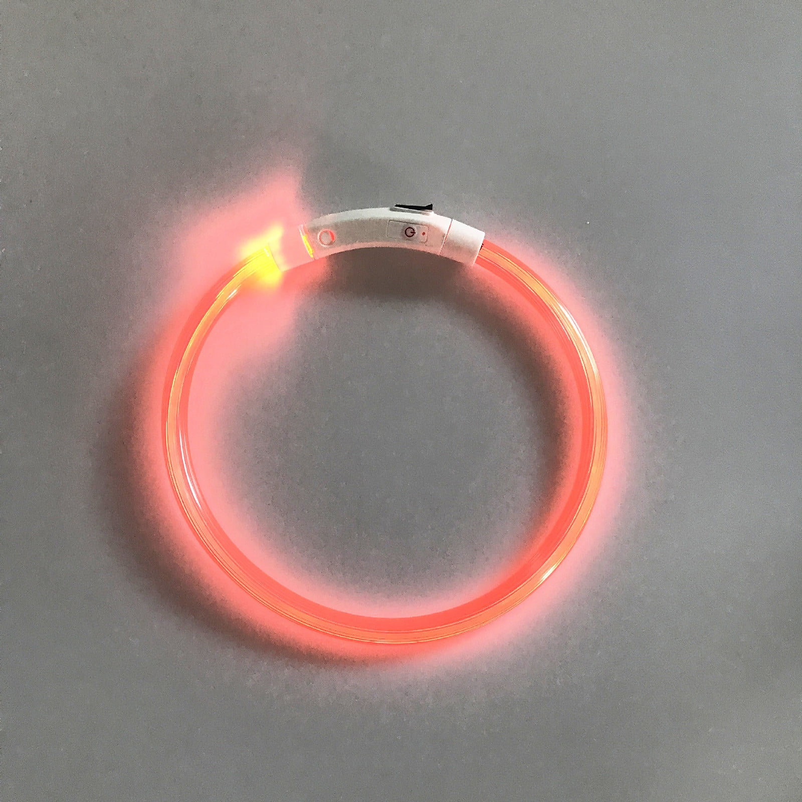 FAMTKT Pet Flashing Collar Usb Rechargeable Glowing Necklace Safety ...