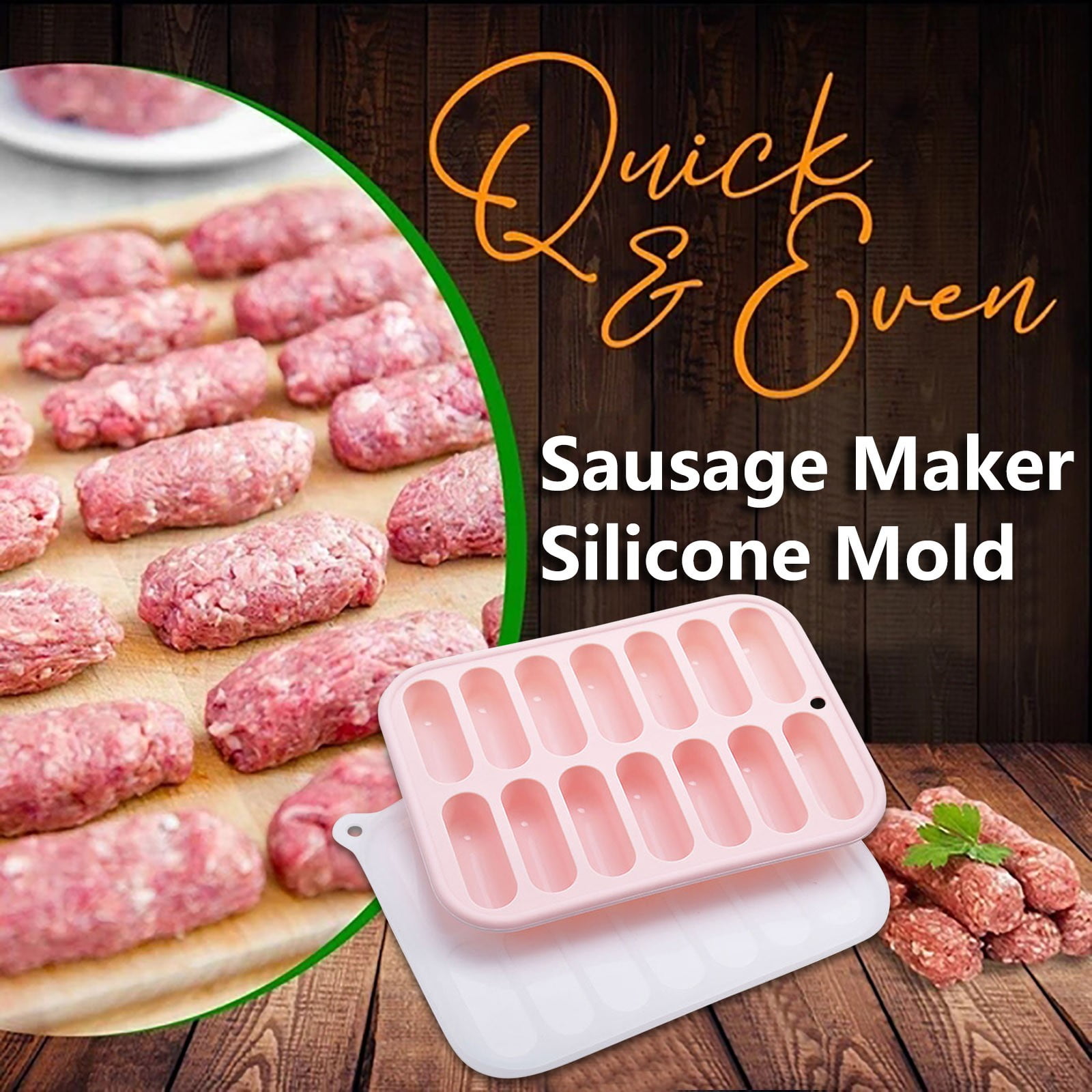 kladzum Sausage Maker Silicone Mold Diy Hot Dog Handmade Ham Baking ...