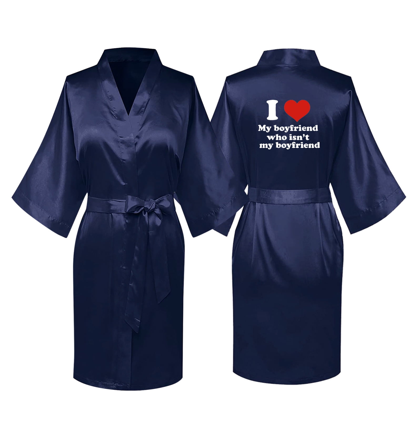 Shldybc Silk Robes for Women Men Spa Robe Couples His and Hers Matching ...