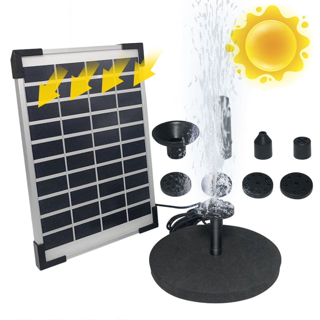 Shldybc Solar Water Panel Power Geyser Pump Kit Pool Garden Pond ...