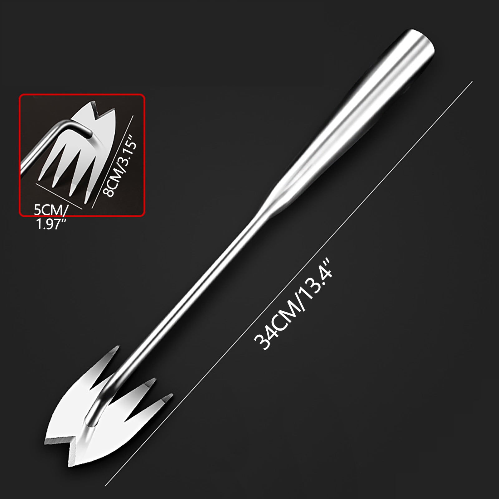 Shldybc Stainless Steel Garden Hoe for Weeding and Digging - Walmart ...