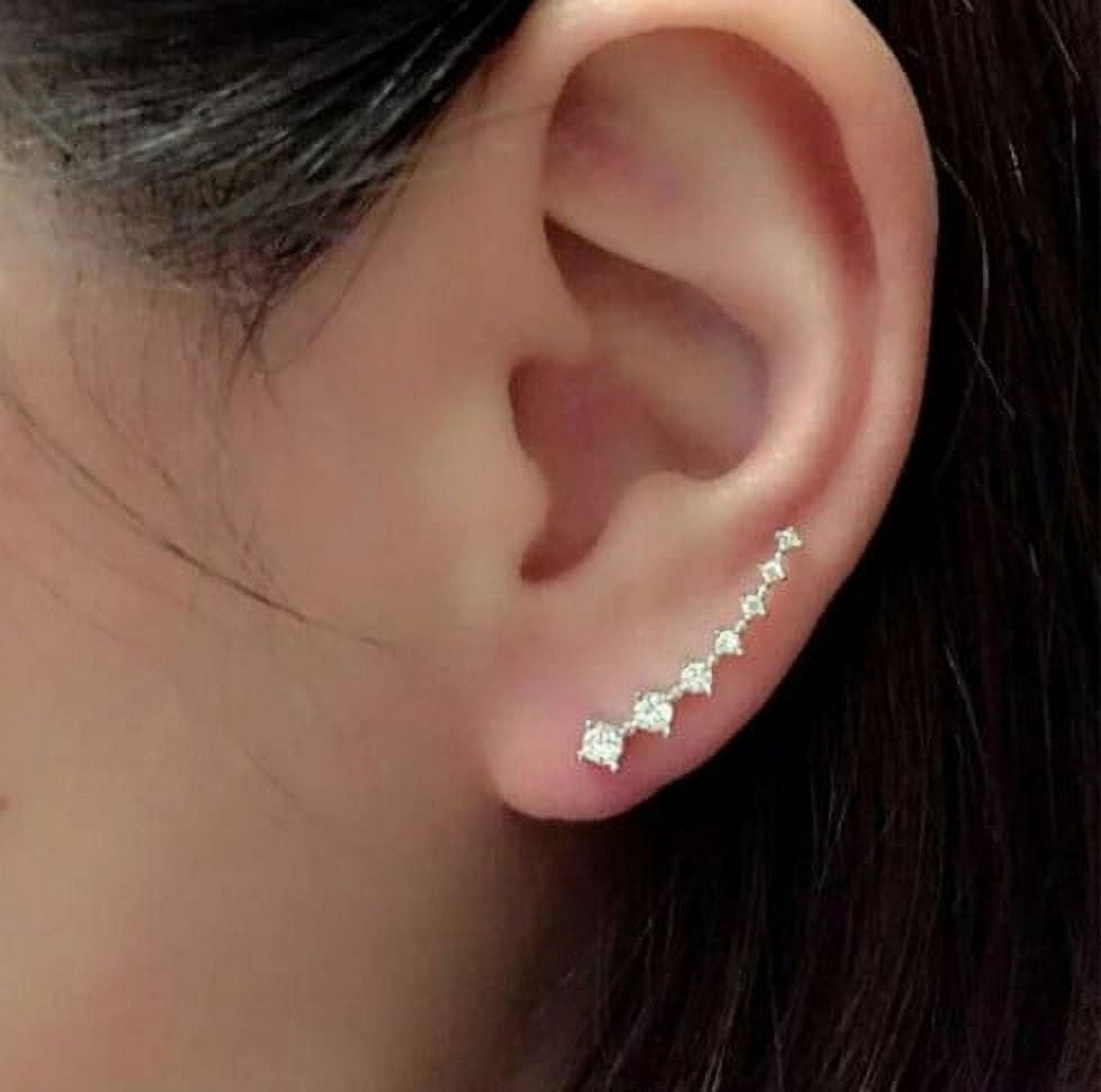 Shldybc Fashion Trendy Dressy Stud Earrings for Women, 1Pair Rhinestone ...